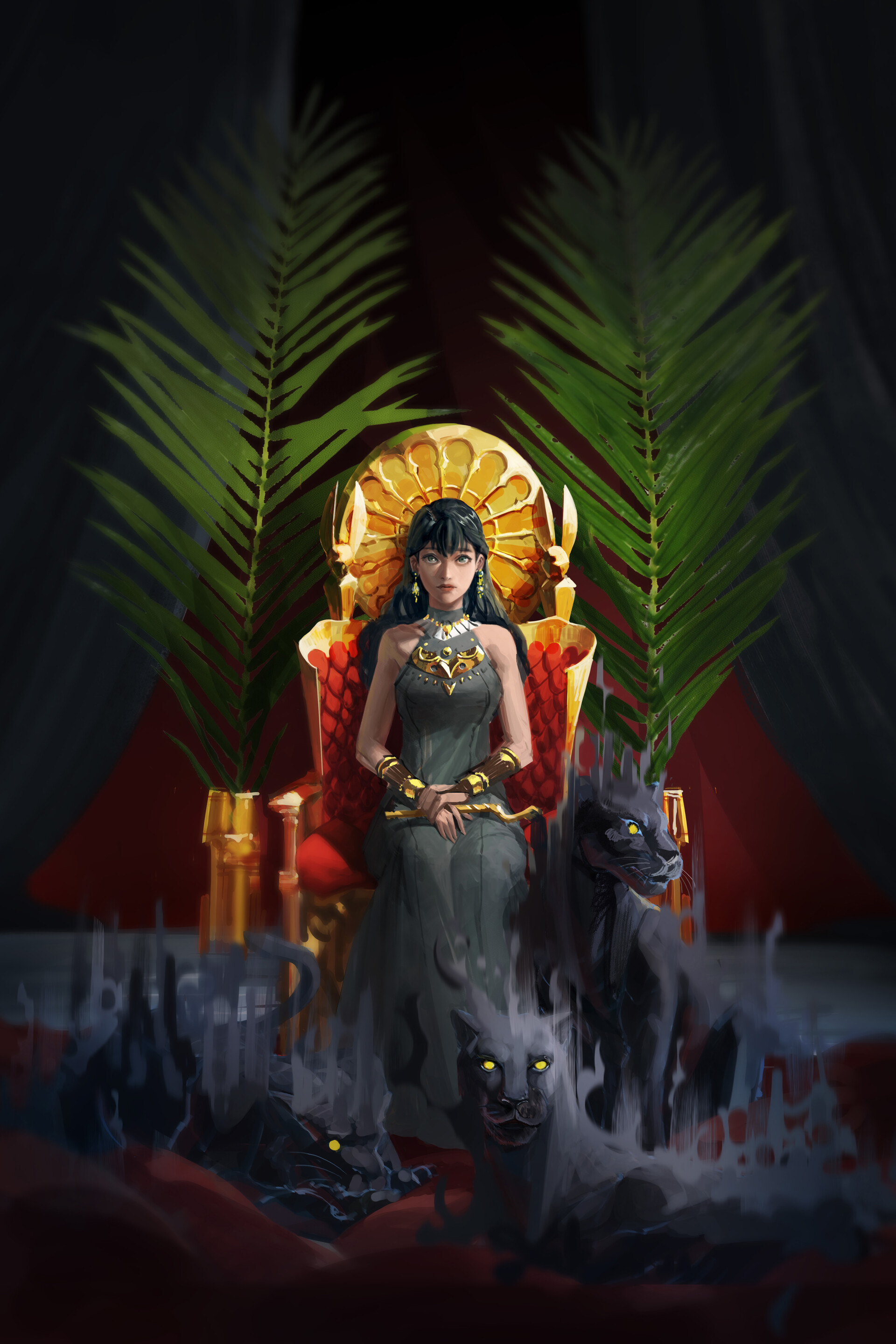 ArtStation - leopard princess
