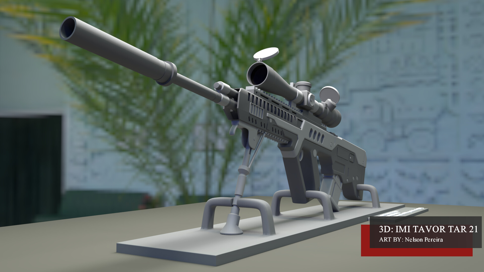 ArtStation - IMI Tavor Tar 21 (Assault Rifle)