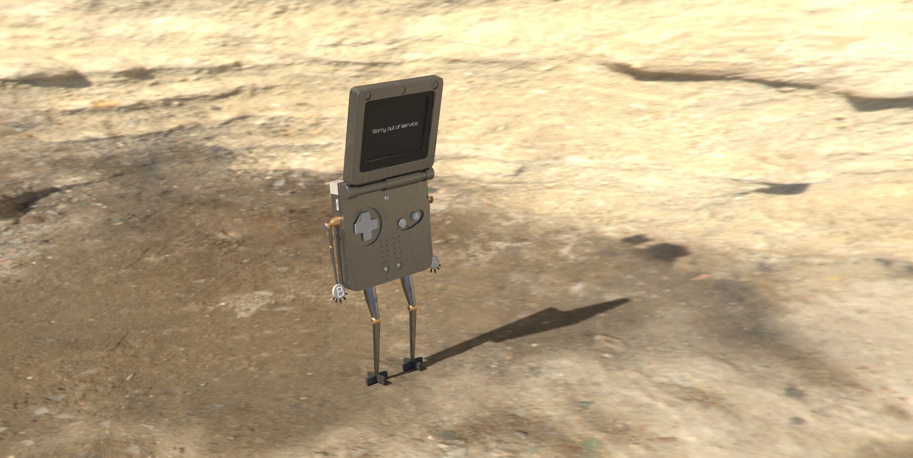 ArtStation - Gameboy Robot