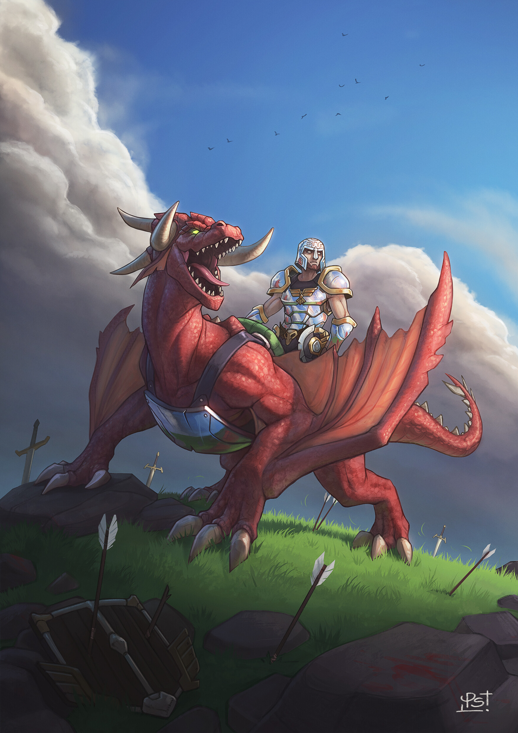 ArtStation - Tibia Online - Rustwurm Fan Art