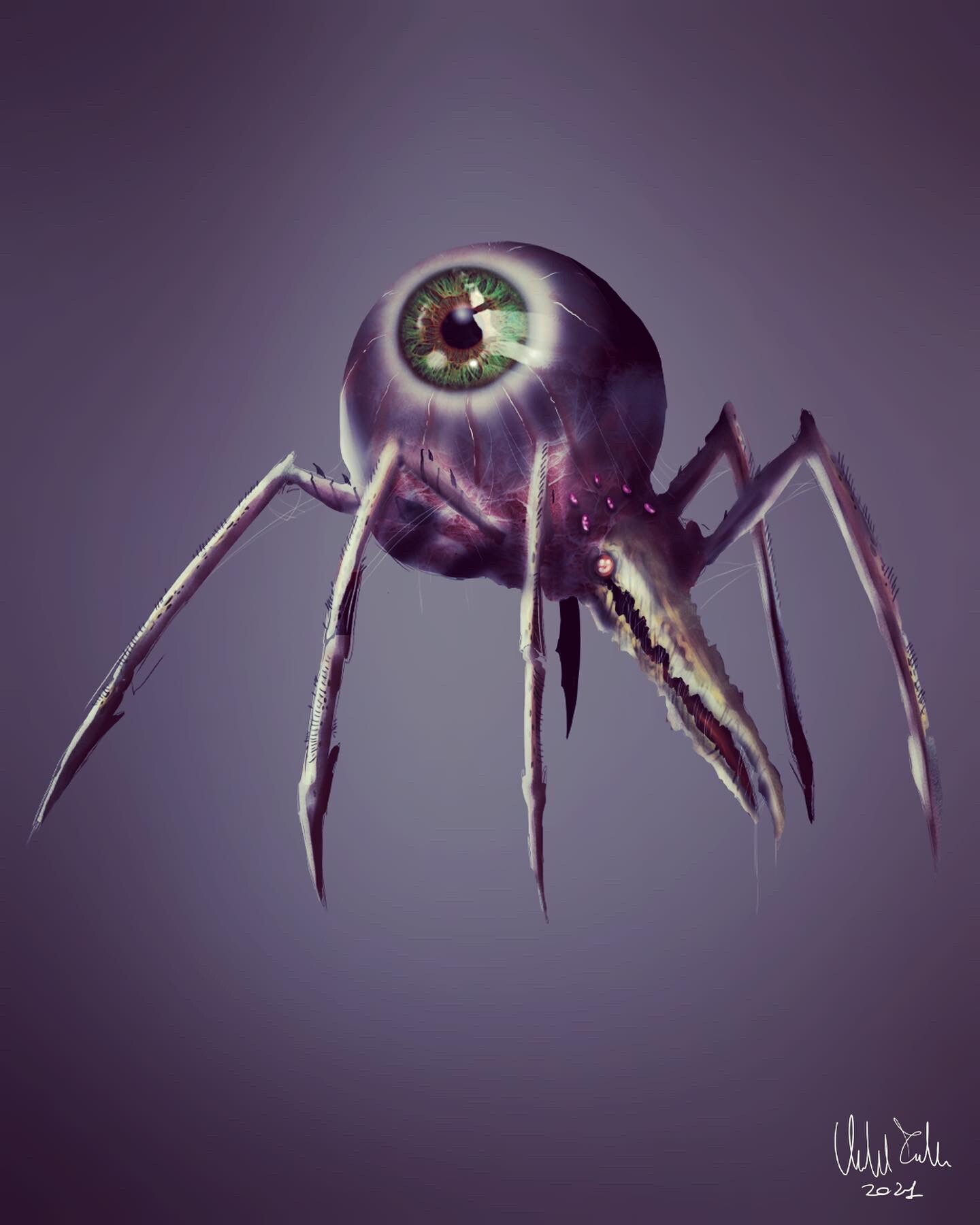 ArtStation - “Ocularantis” concept draw