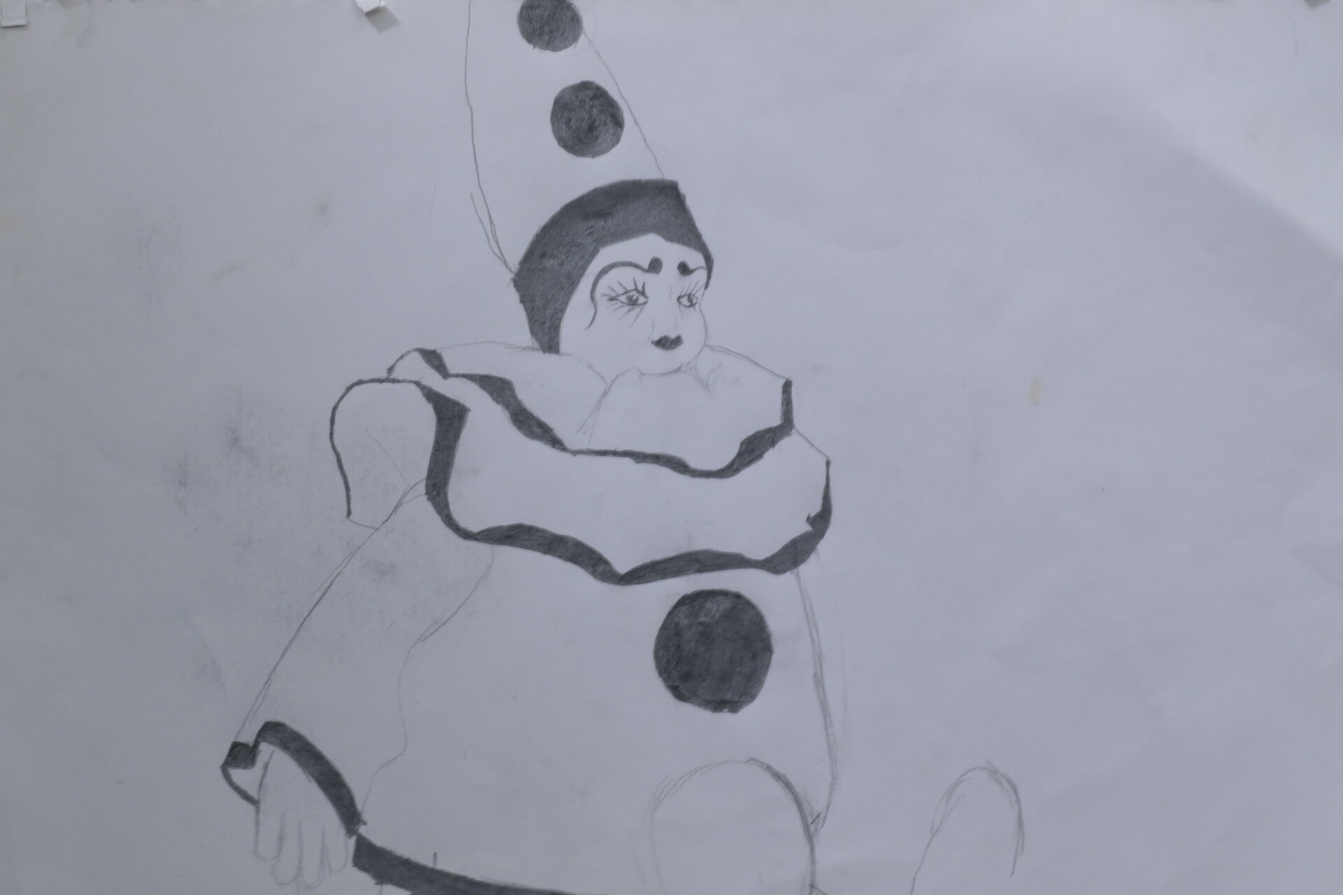 ArtStation - Pierrot doll sketch