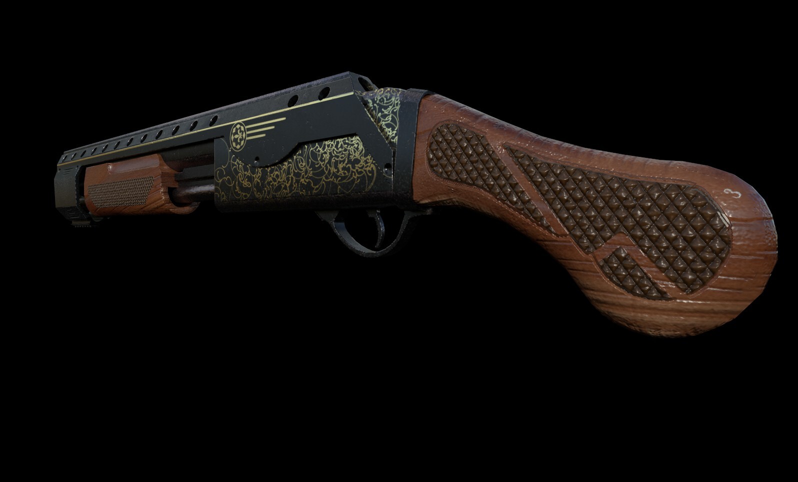ArtStation - Vintage Sawed off Shotgun