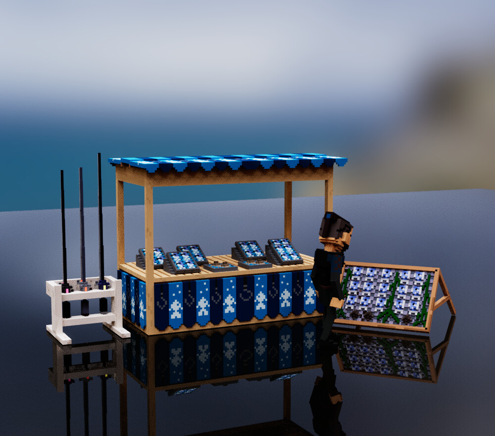 ArtStation - Fish stall