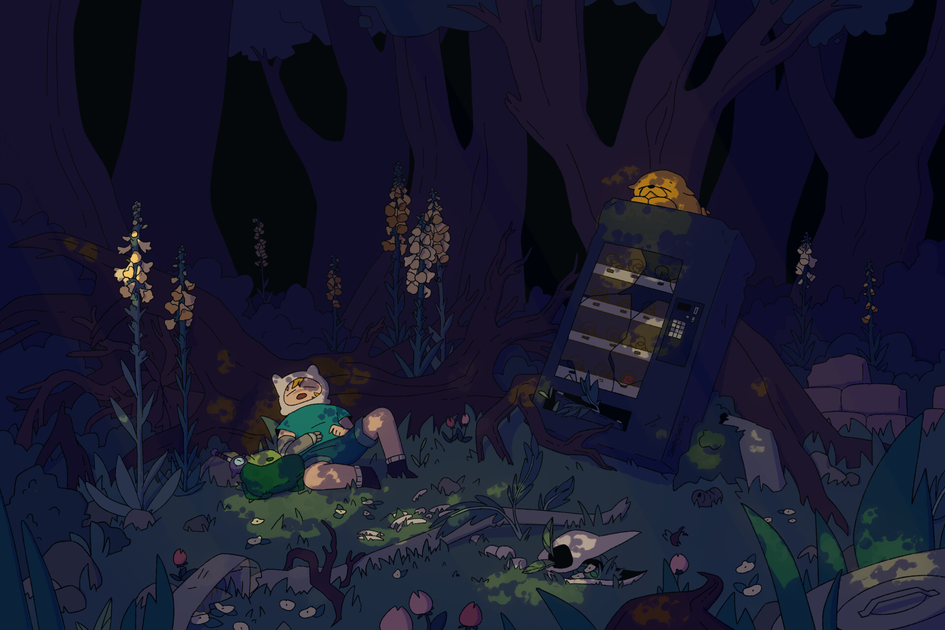 ArtStation - Adventure Time - Sleepy Puppies