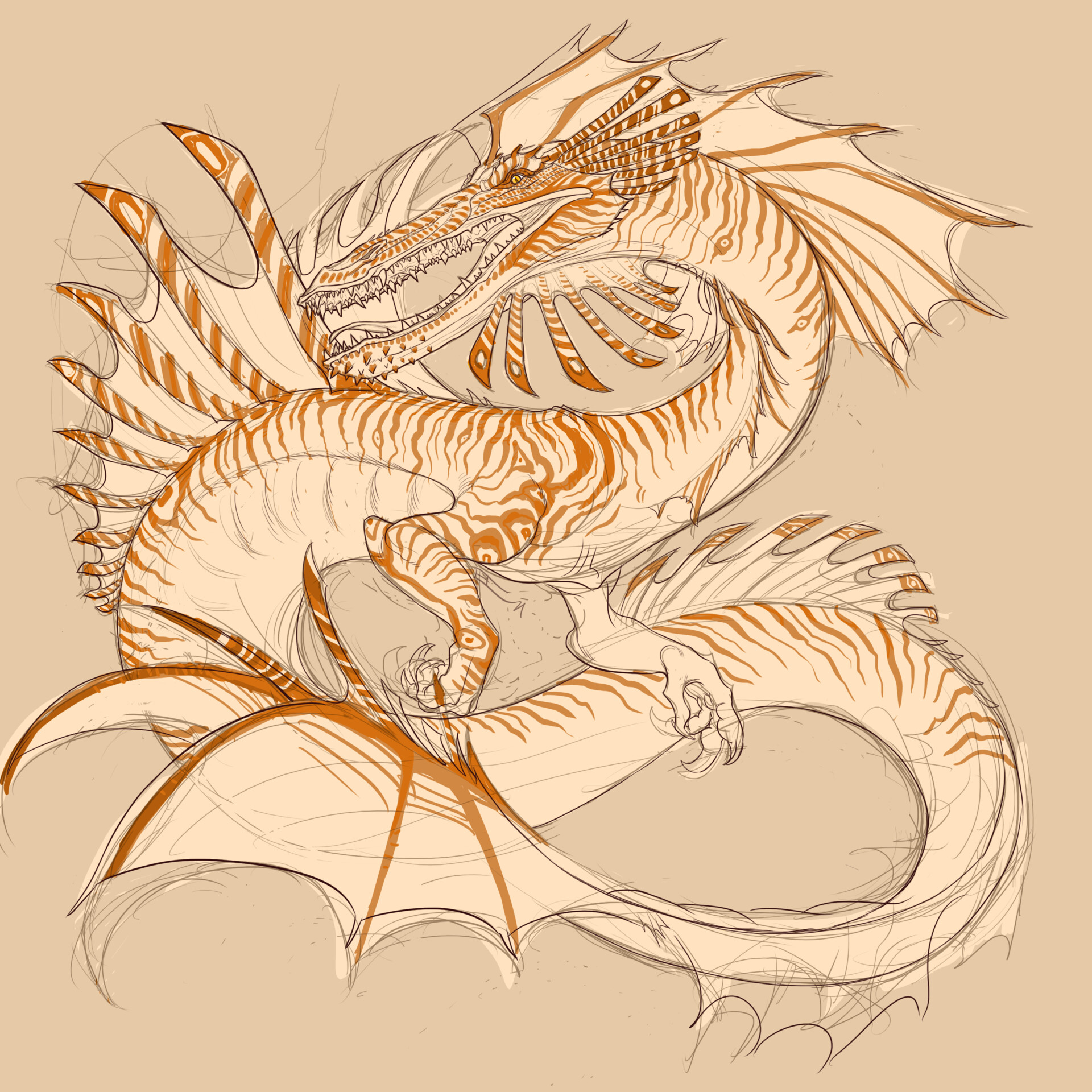 ArtStation - Sea dragon