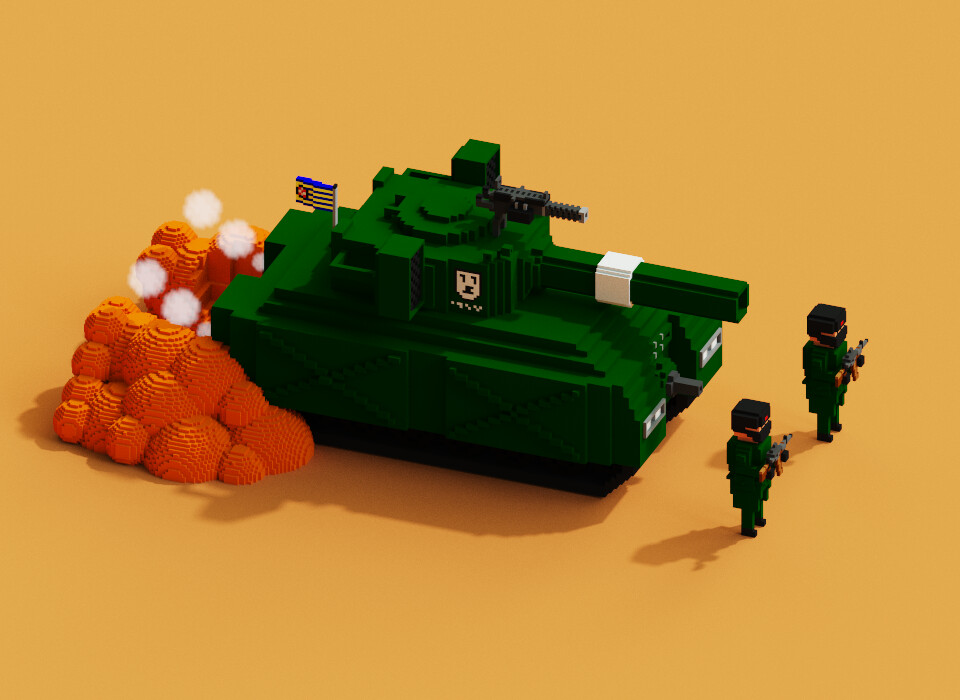 ArtStation - Voxel Tank