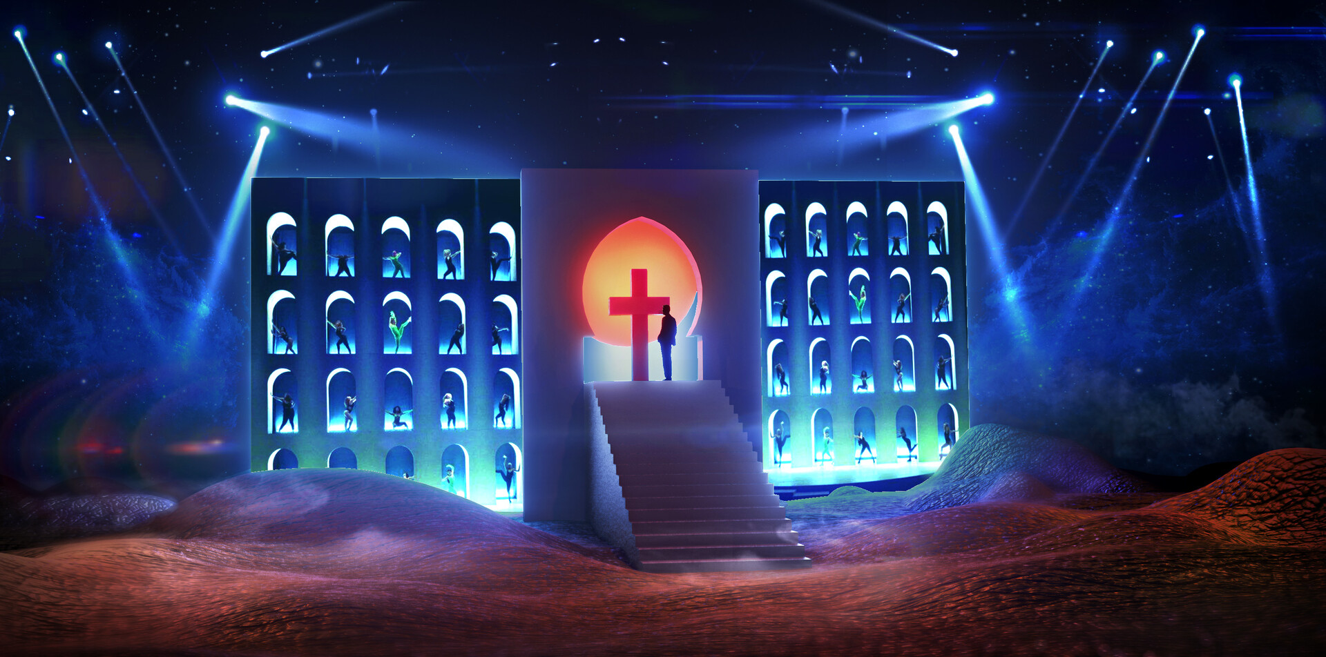 David Enriquez - Dave (FX) Season 2 Finale Set Concepts