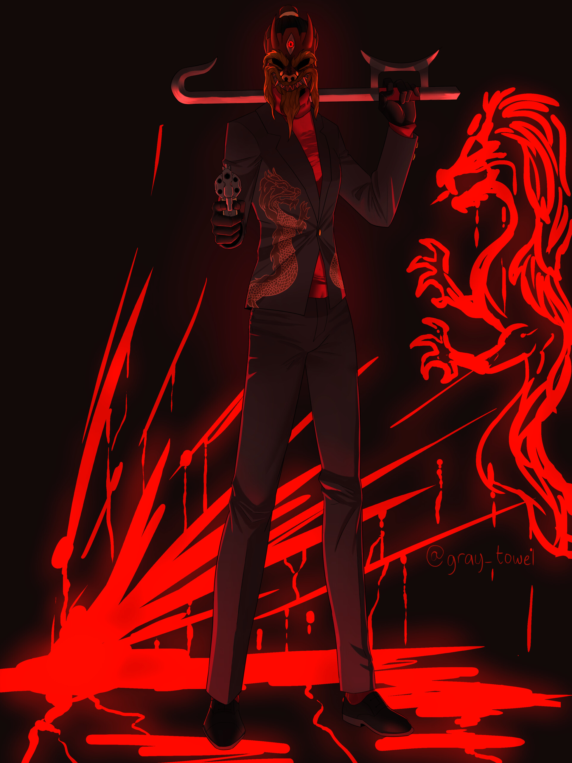 ArtStation - Blood Dragon