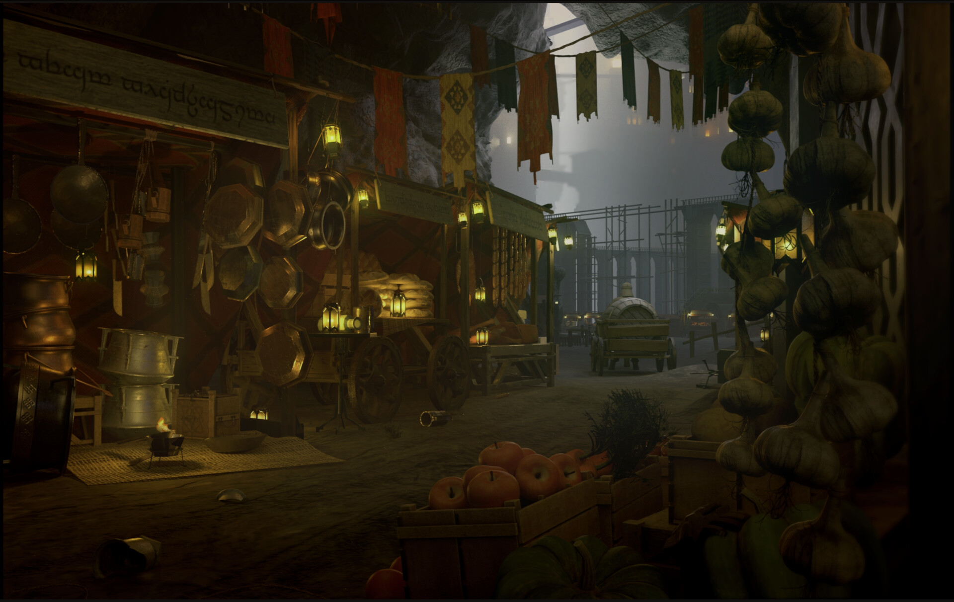 ArtStation - Dwarf market