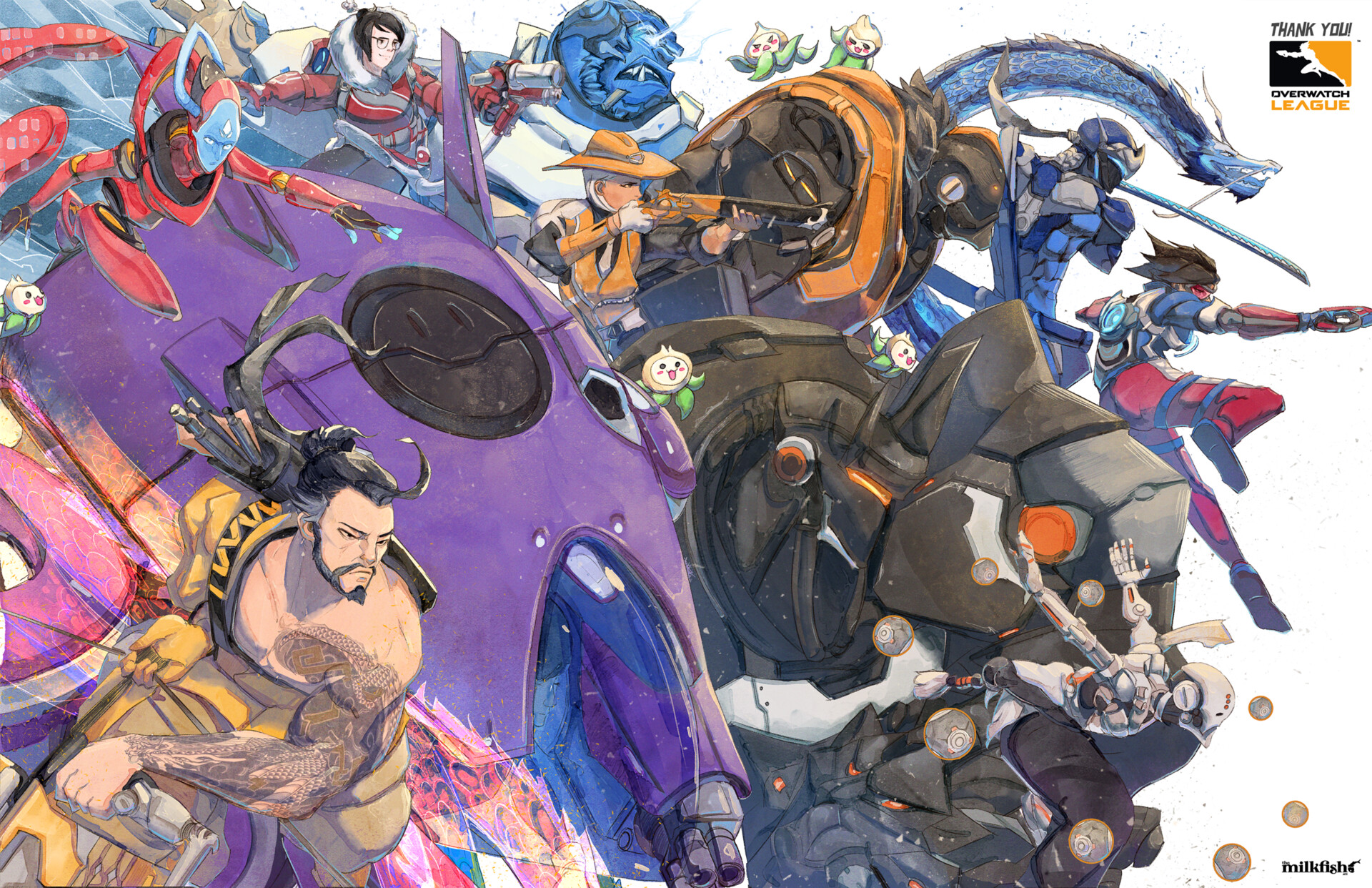 ArtStation - OWL tribute