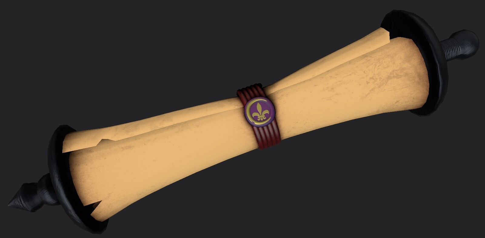 L. Woodbridge - Stylized Spell scroll of Fireball