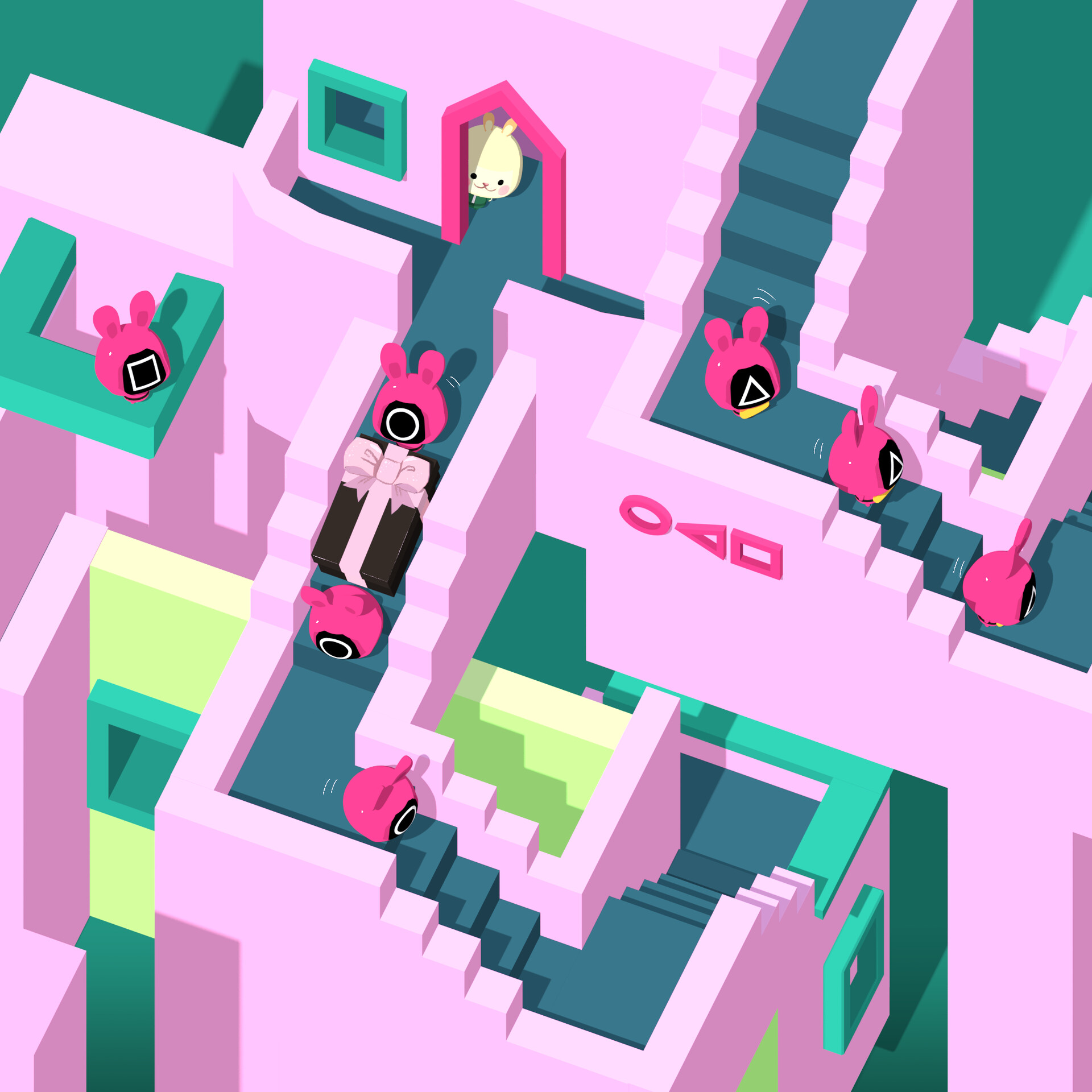 ArtStation - Bunny Squid Game