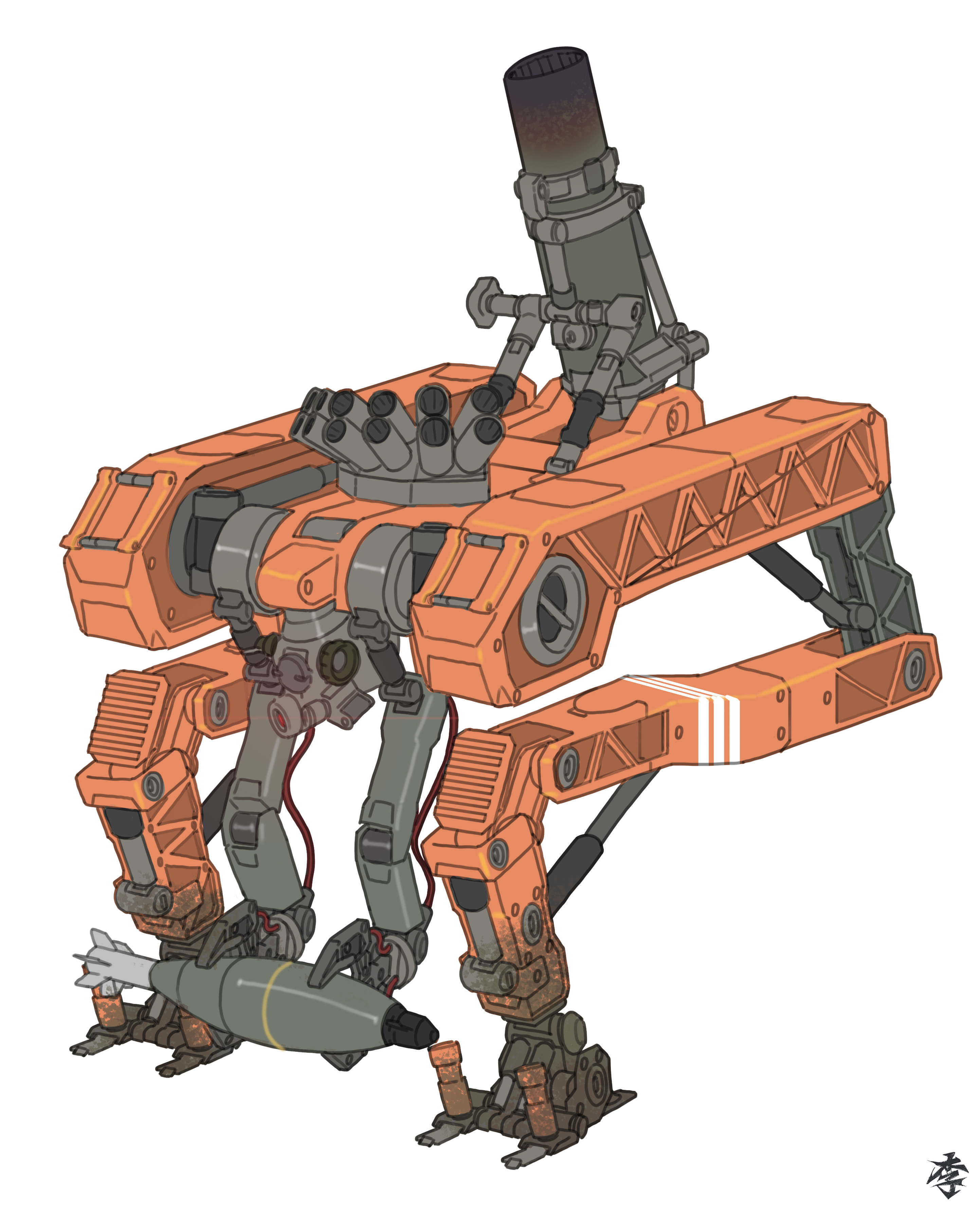 ArtStation - Orange bot