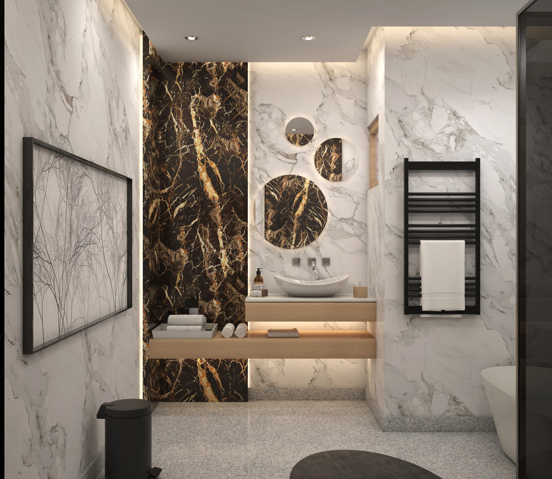 ArtStation - Modern Bathroom Design