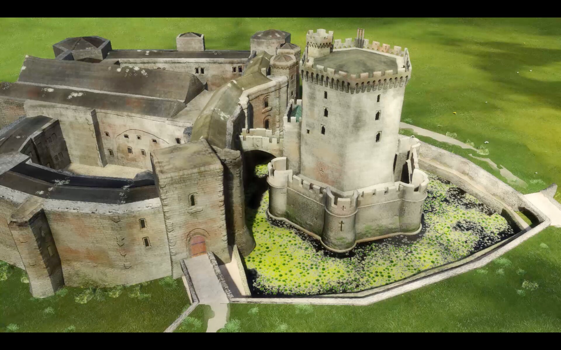 ArtStation - Digital reconstruction of a castle