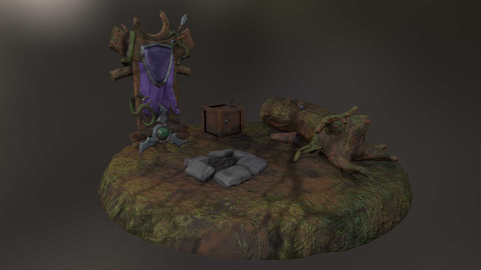 ArtStation - Night Elf Camp