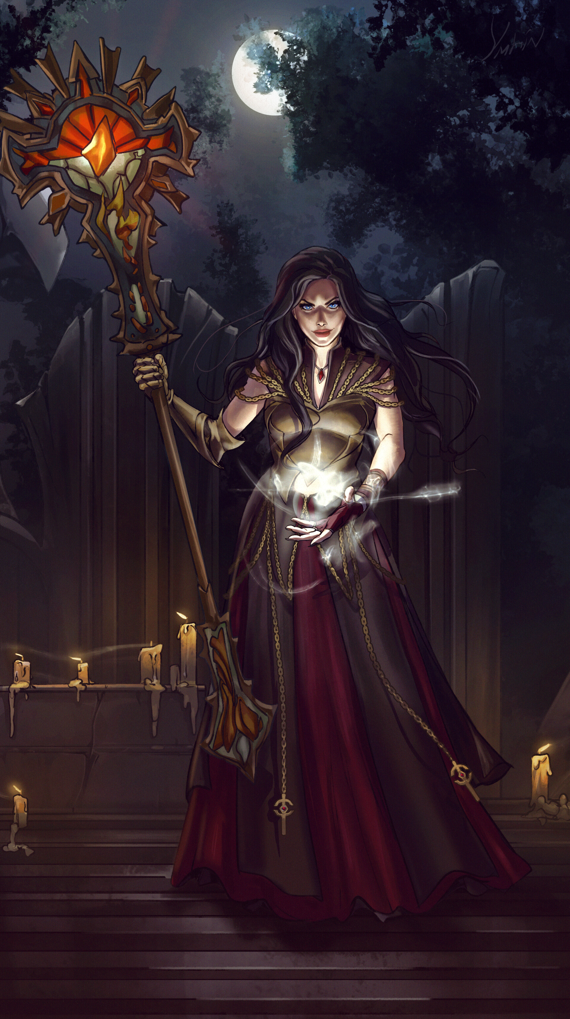 Fire Witch by Luka Brico : ImaginaryWitches