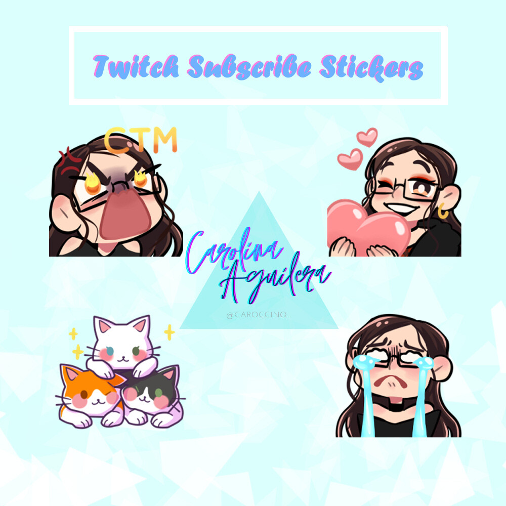 ArtStation - Twitch Subscribe Stickers