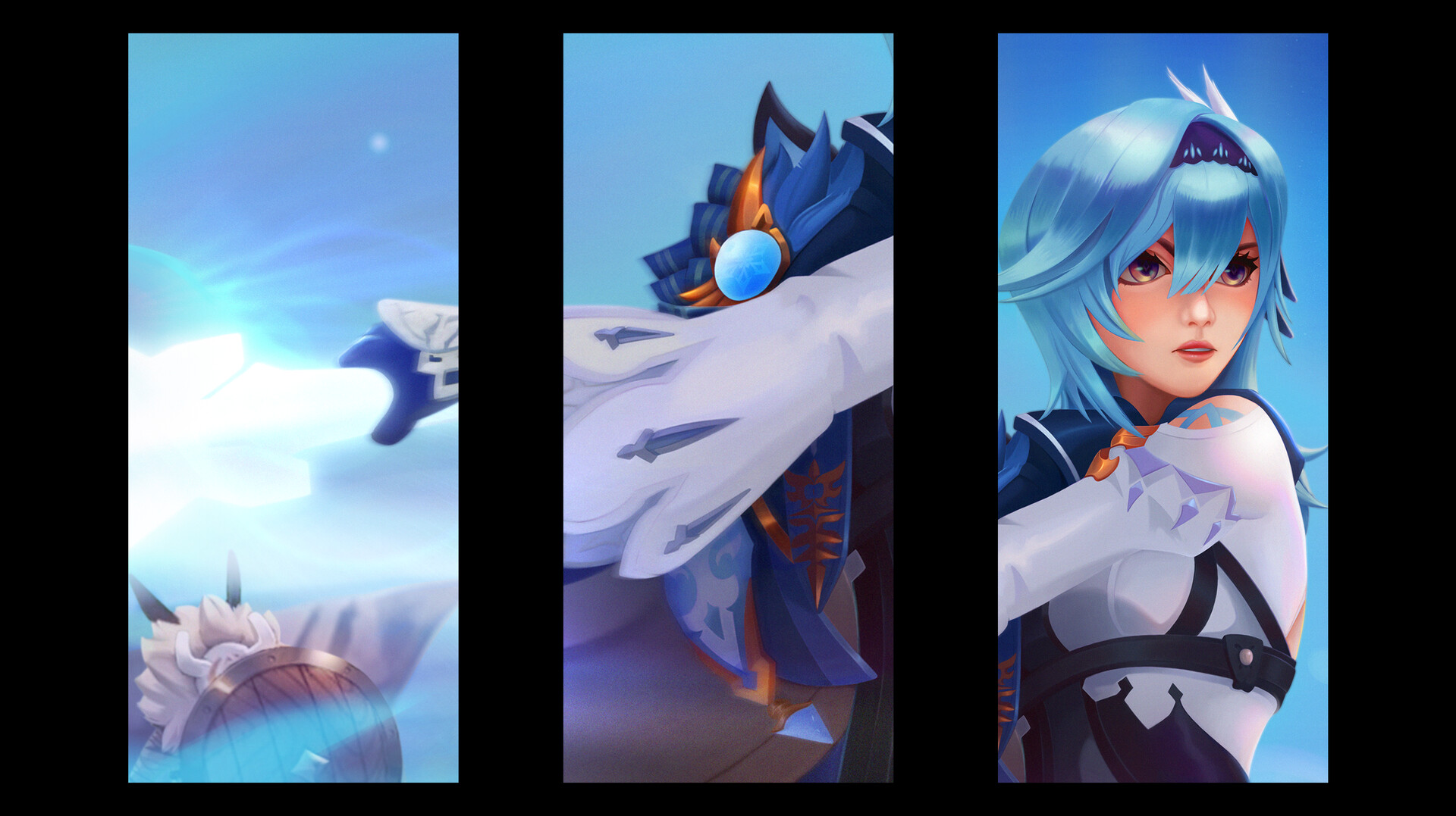 Steven Edge - Genshin Impact Eula Fanart