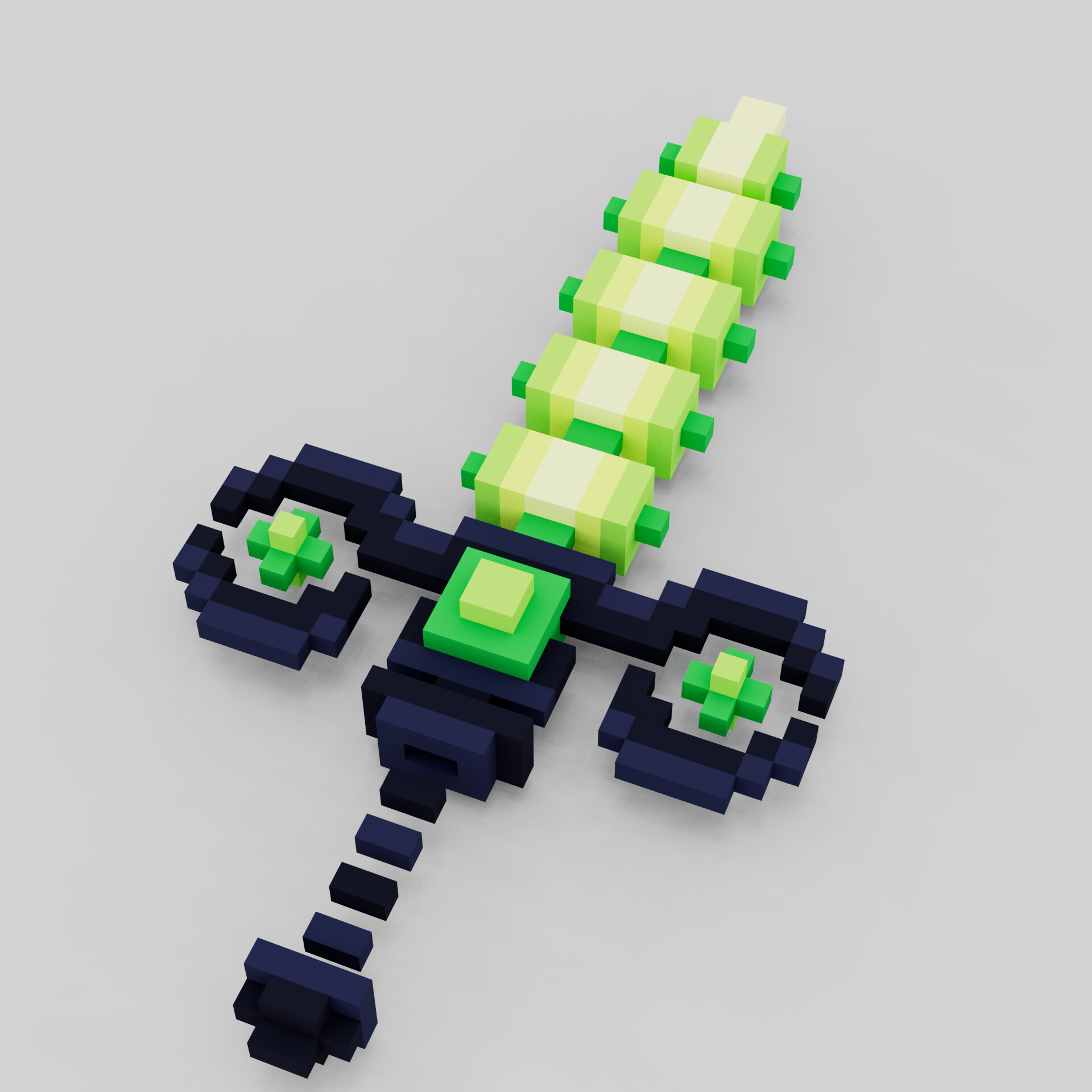 Minecraft Emerald Perler Beads