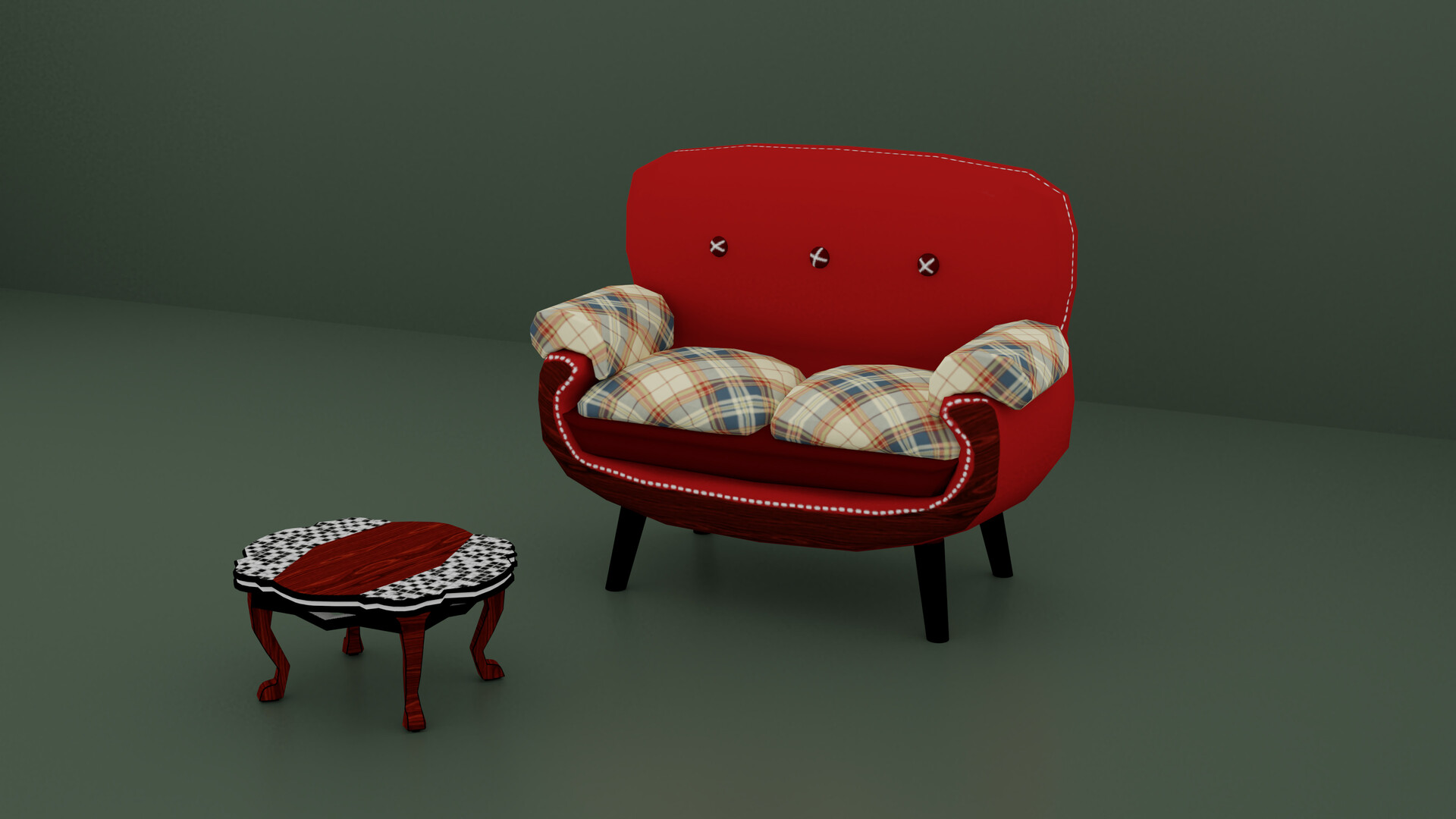 ArtStation - Couch and desk skins