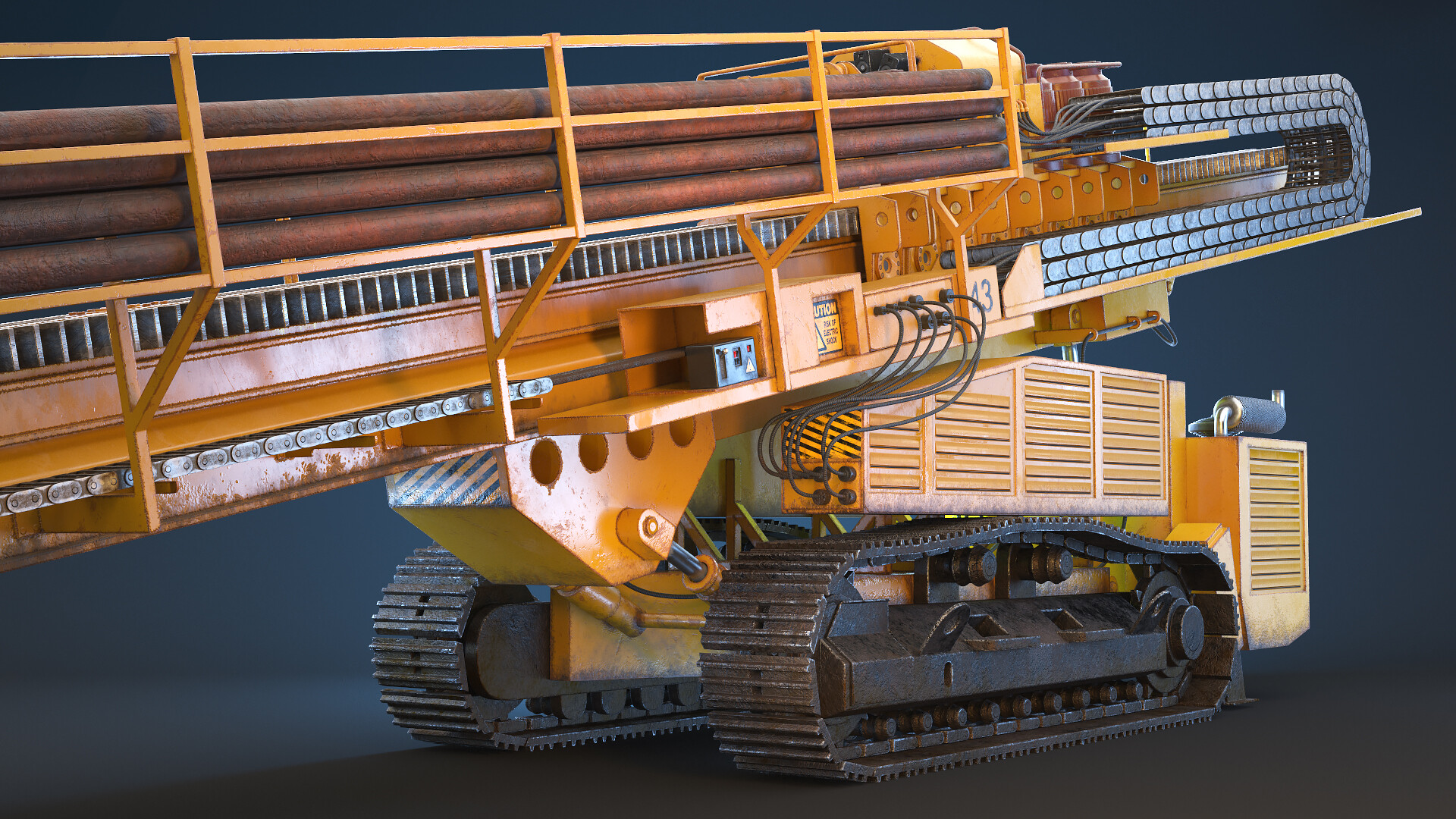 ArtStation - Rotary Drilling Rig