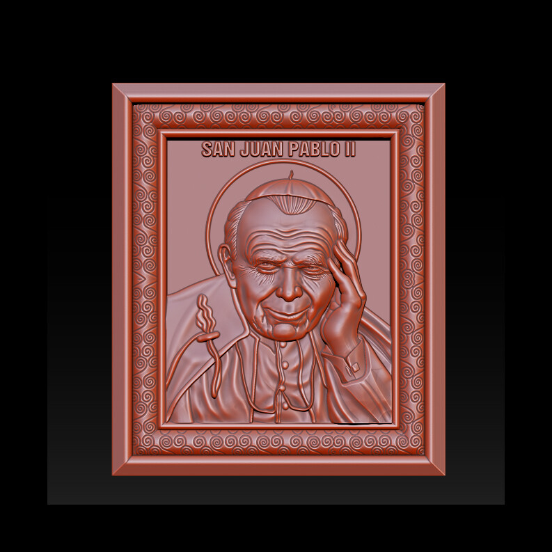 ArtStation - Cnc relief portrait design and 3d printing