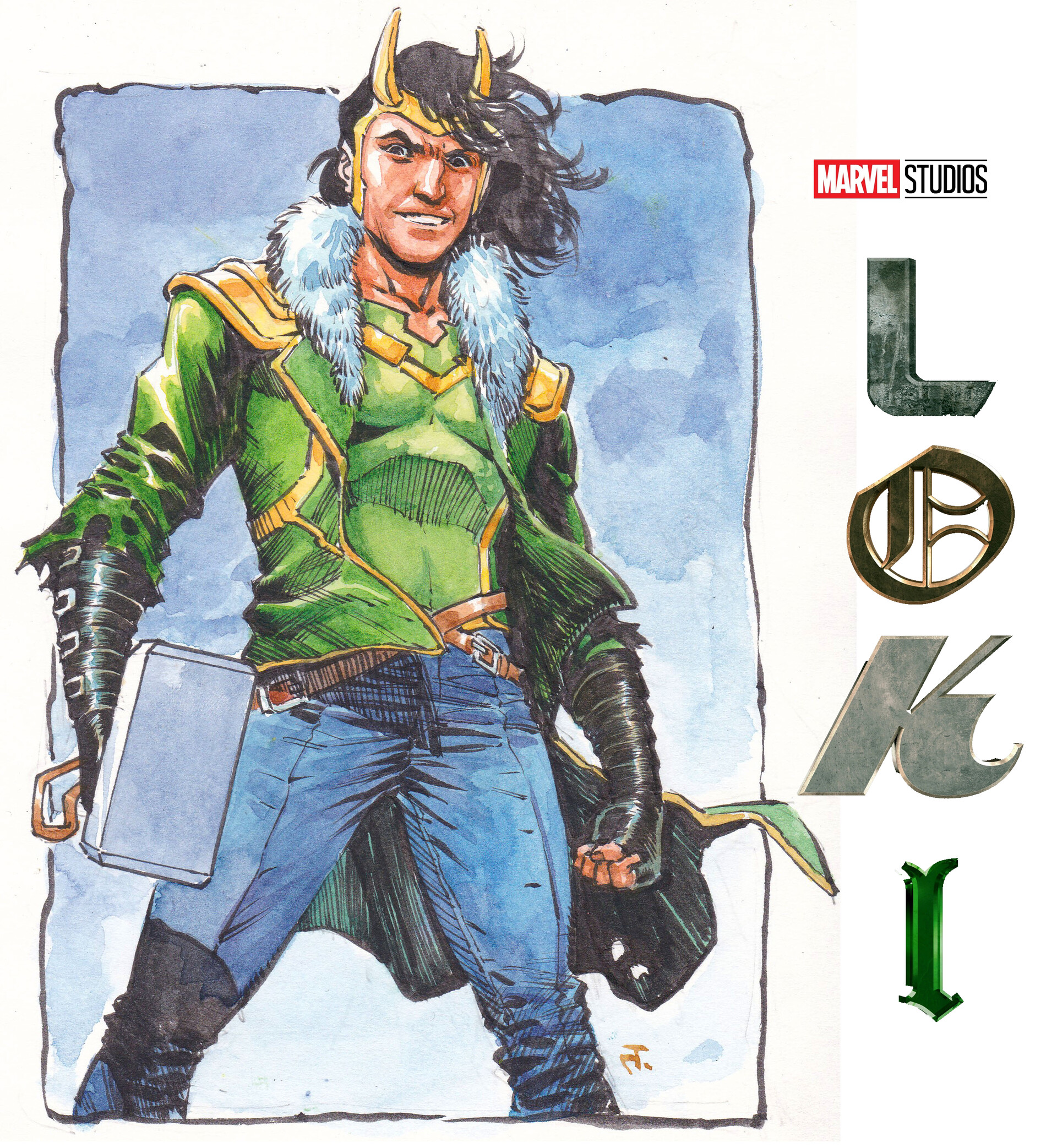 TADAM GYADU - LOKI fan art