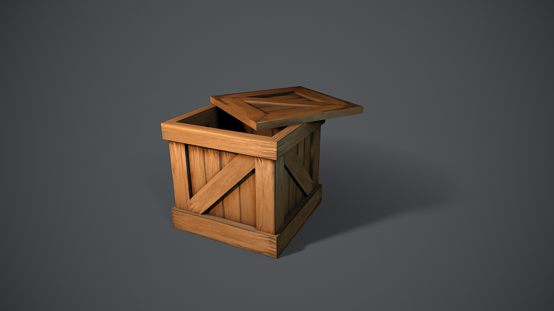 ArtStation - Wood box
