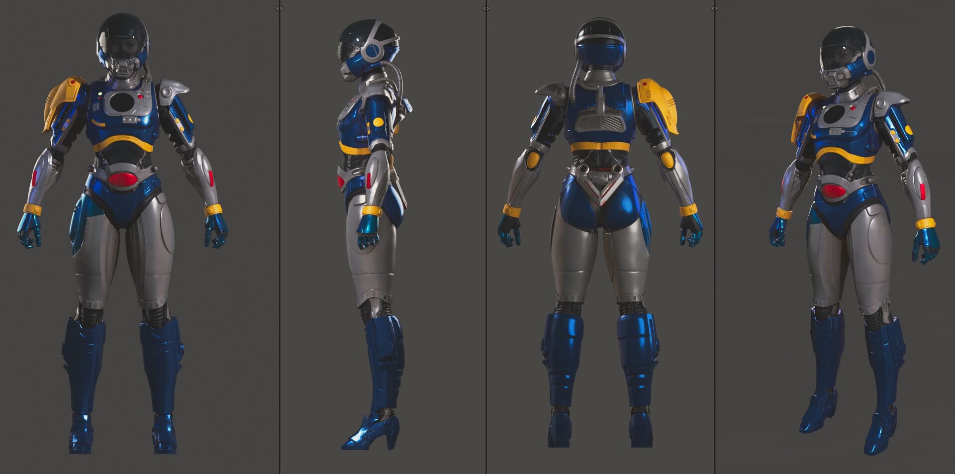 NguyenTran-3D3DO - Solbrain (metal heroes) fanart