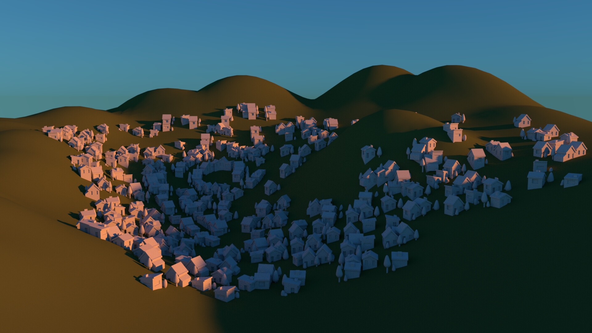 Peter Dravecky - CityGen - a City Generator Script for Maya