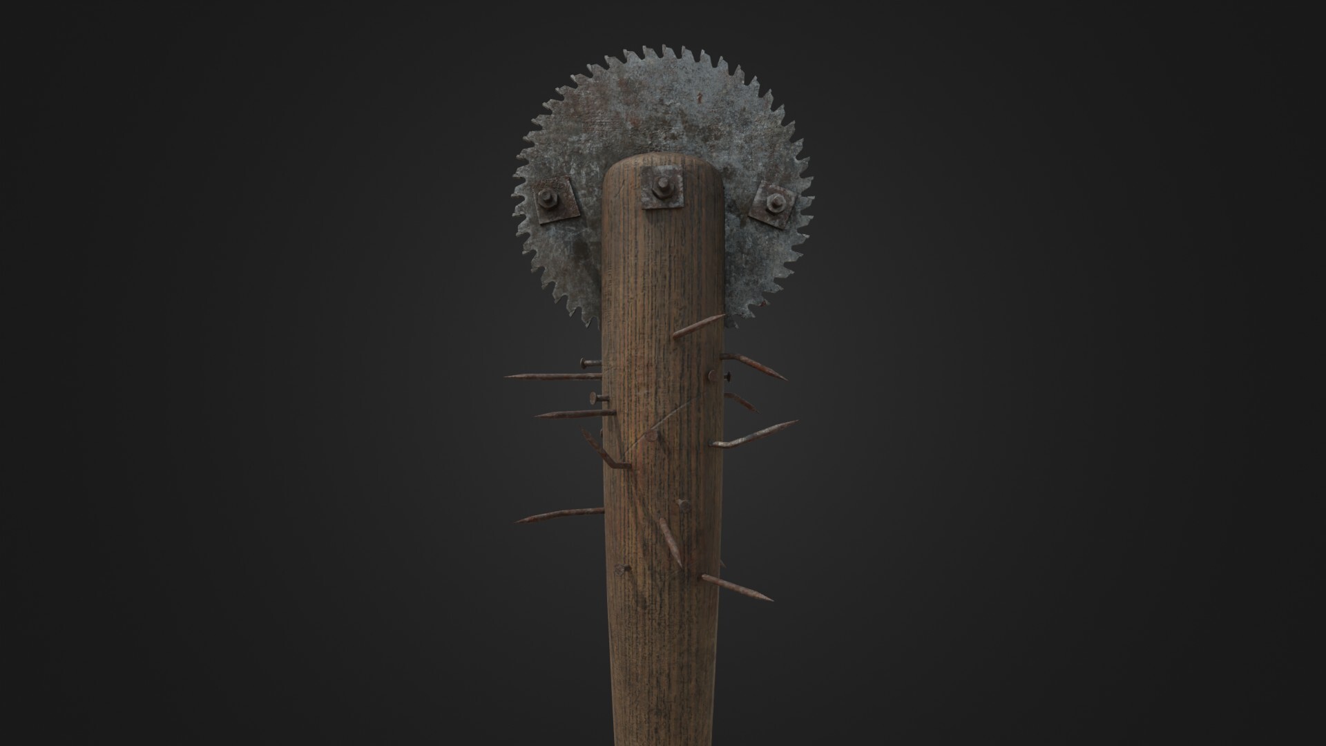 ArtStation - Post-apocalyptic Baseball Bat