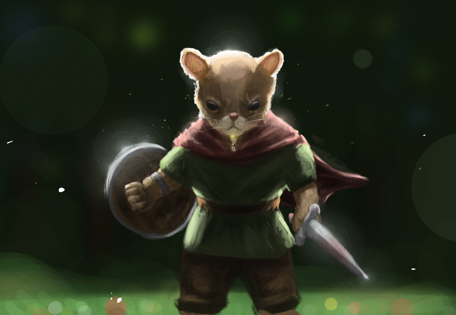 ArtStation - Retired warrior squirrel
