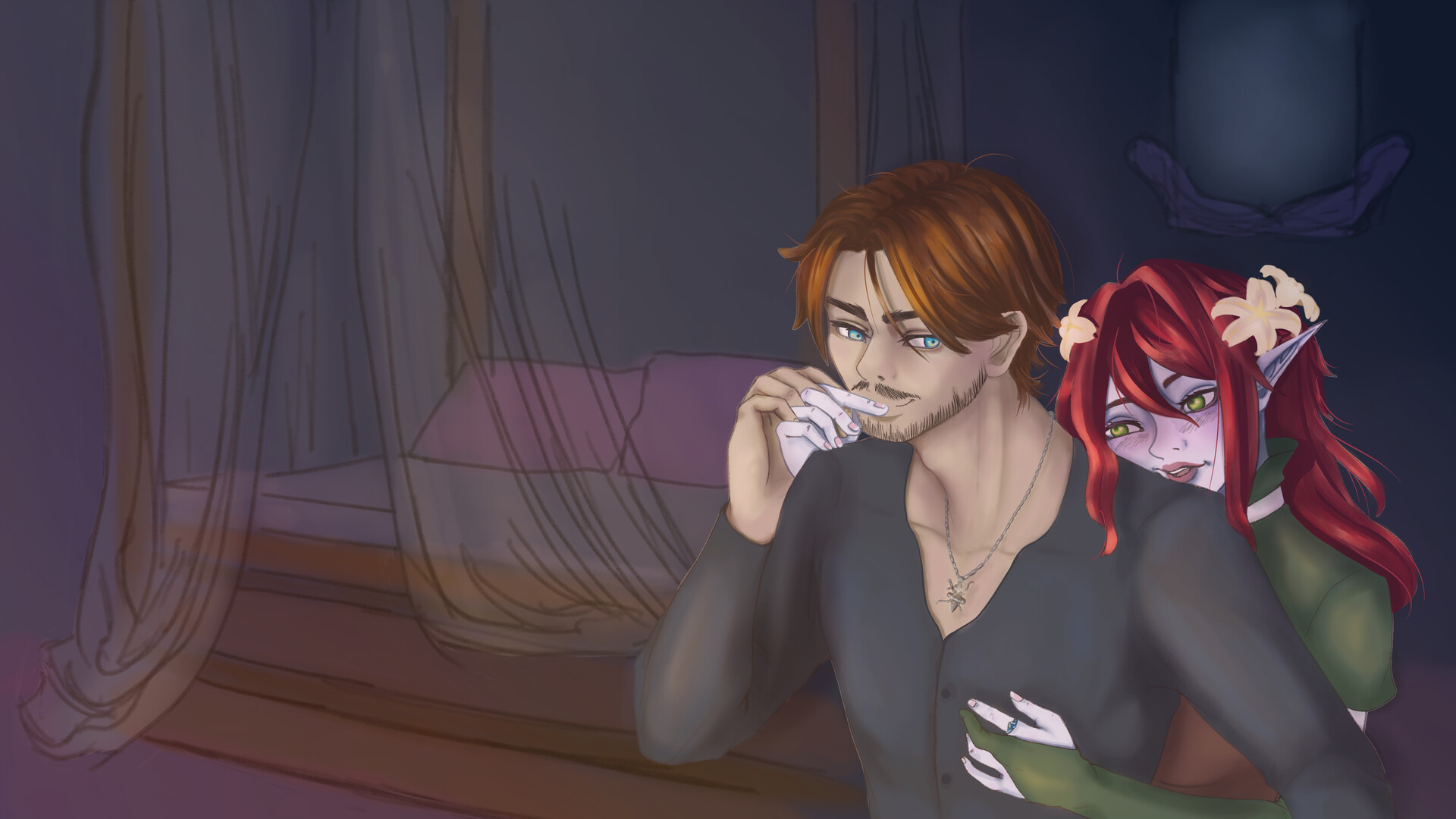 ArtStation - Edward and Lyanna