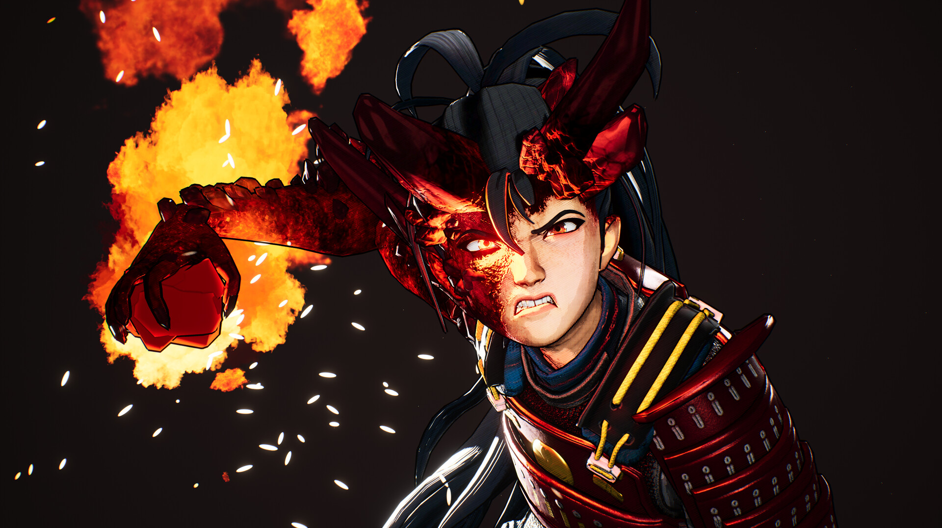 Cameron Craig - Stylized Rendering - Demon Samurai