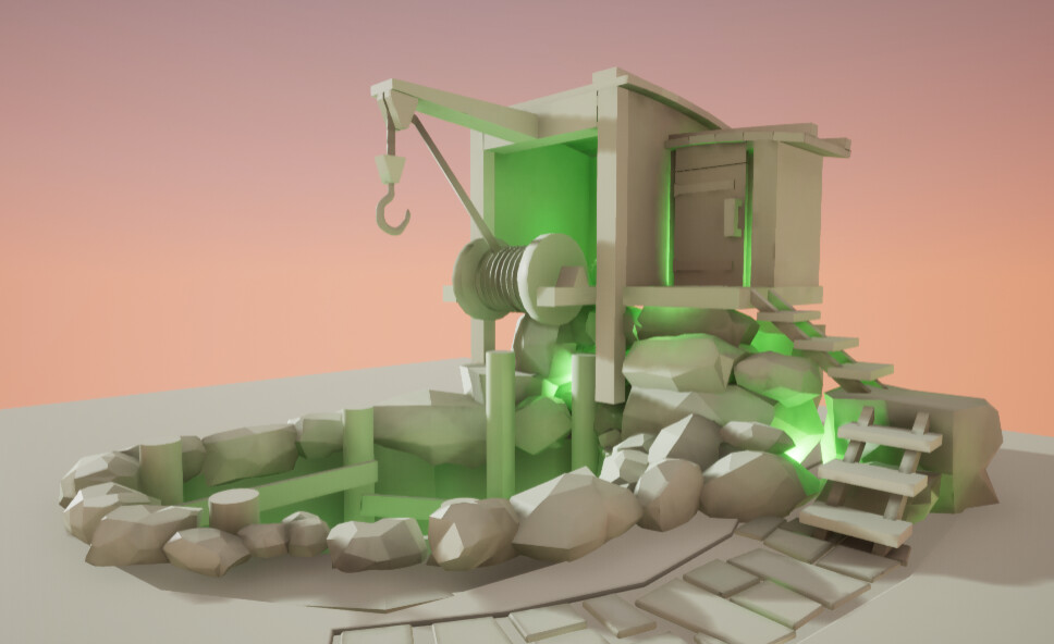 ArtStation - Mining Pit