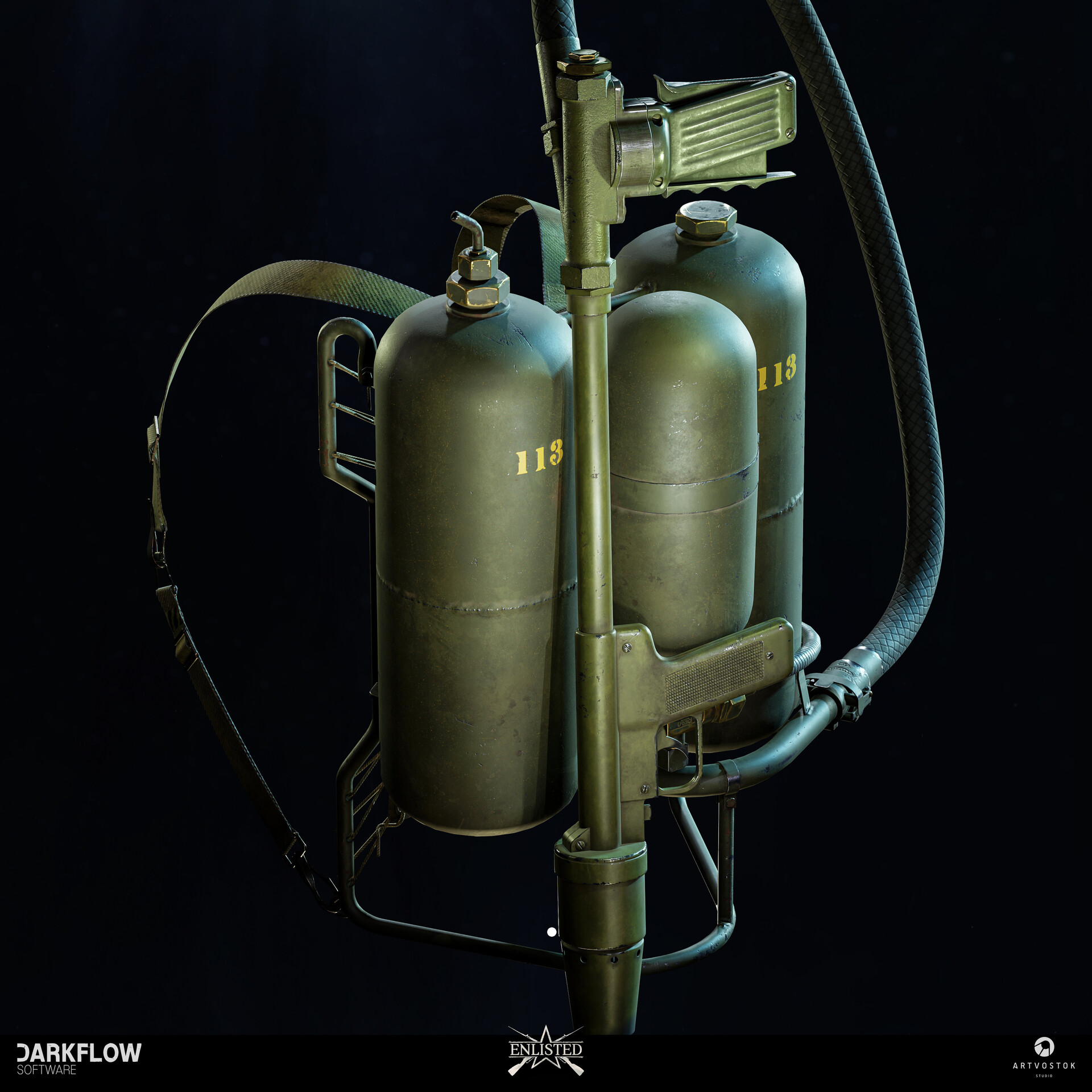 ARTVOSTOK STUDIO - Enlisted - m2_flamethrower
