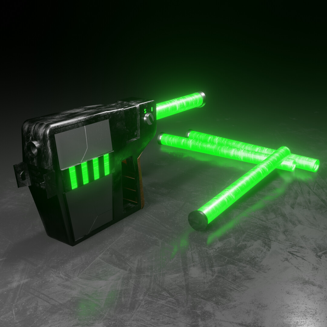 ArtStation - Glueper (Futuristic Pistol)