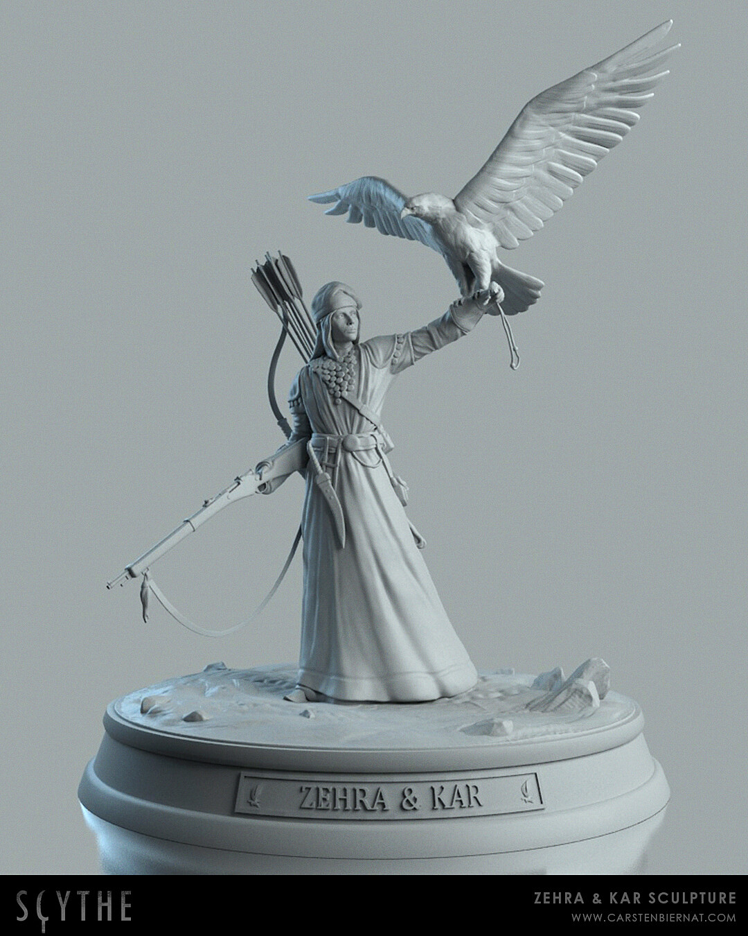 ArtStation - Zehra and Kar-Sculpture