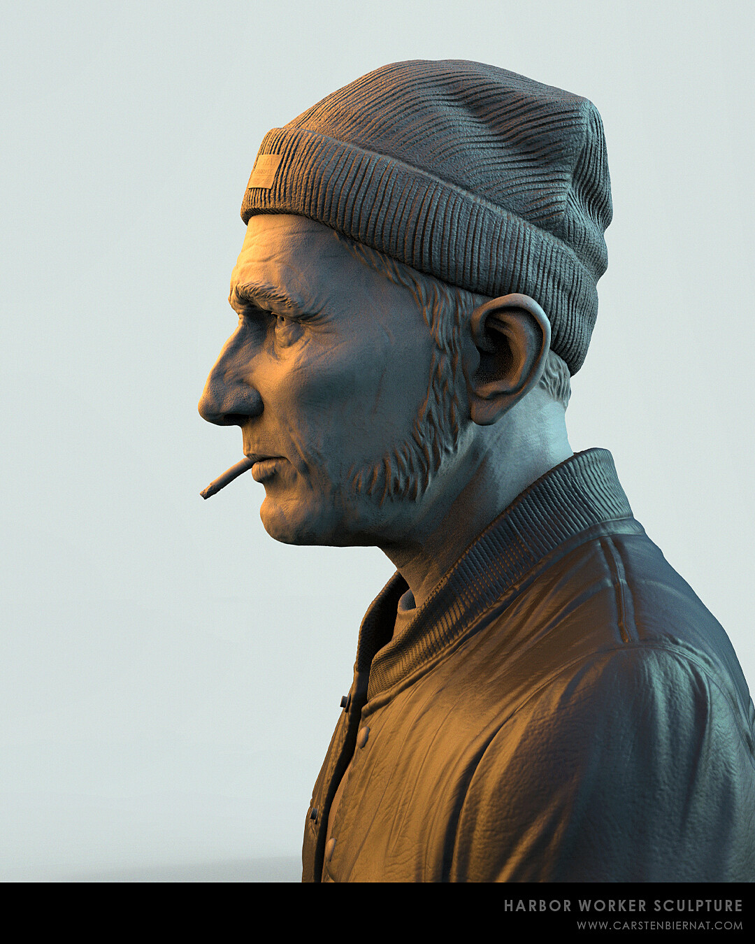 Carsten Biernat - Harbor Worker Sculpture