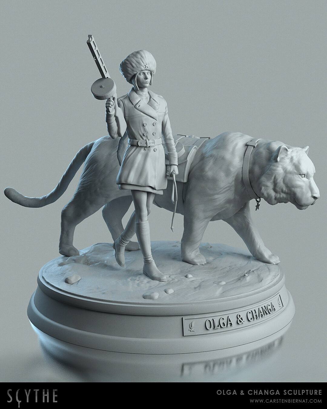 Carsten Biernat - Olga and Changa-Sculpture