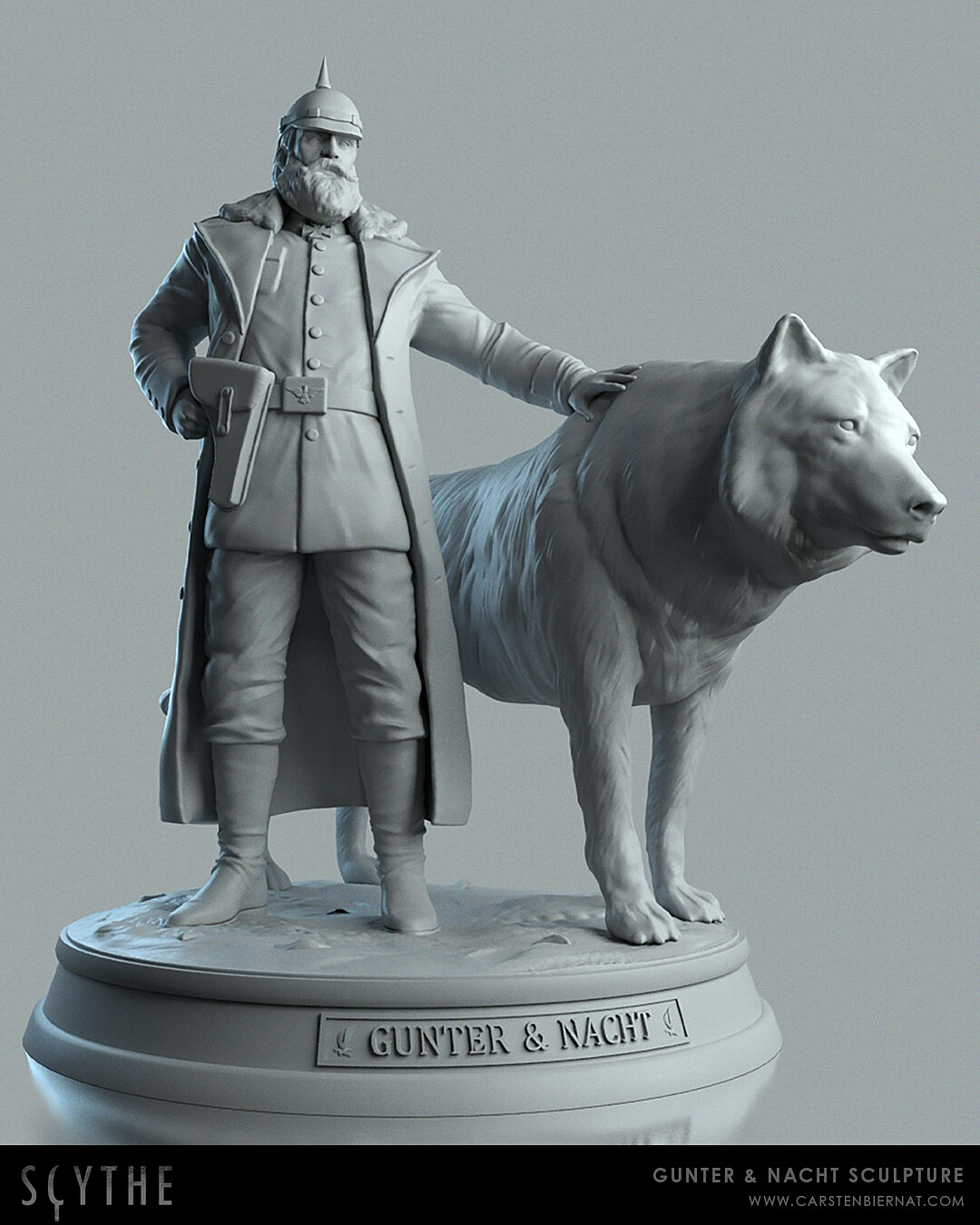 Carsten Biernat - Gunter and Nacht-Sculpture