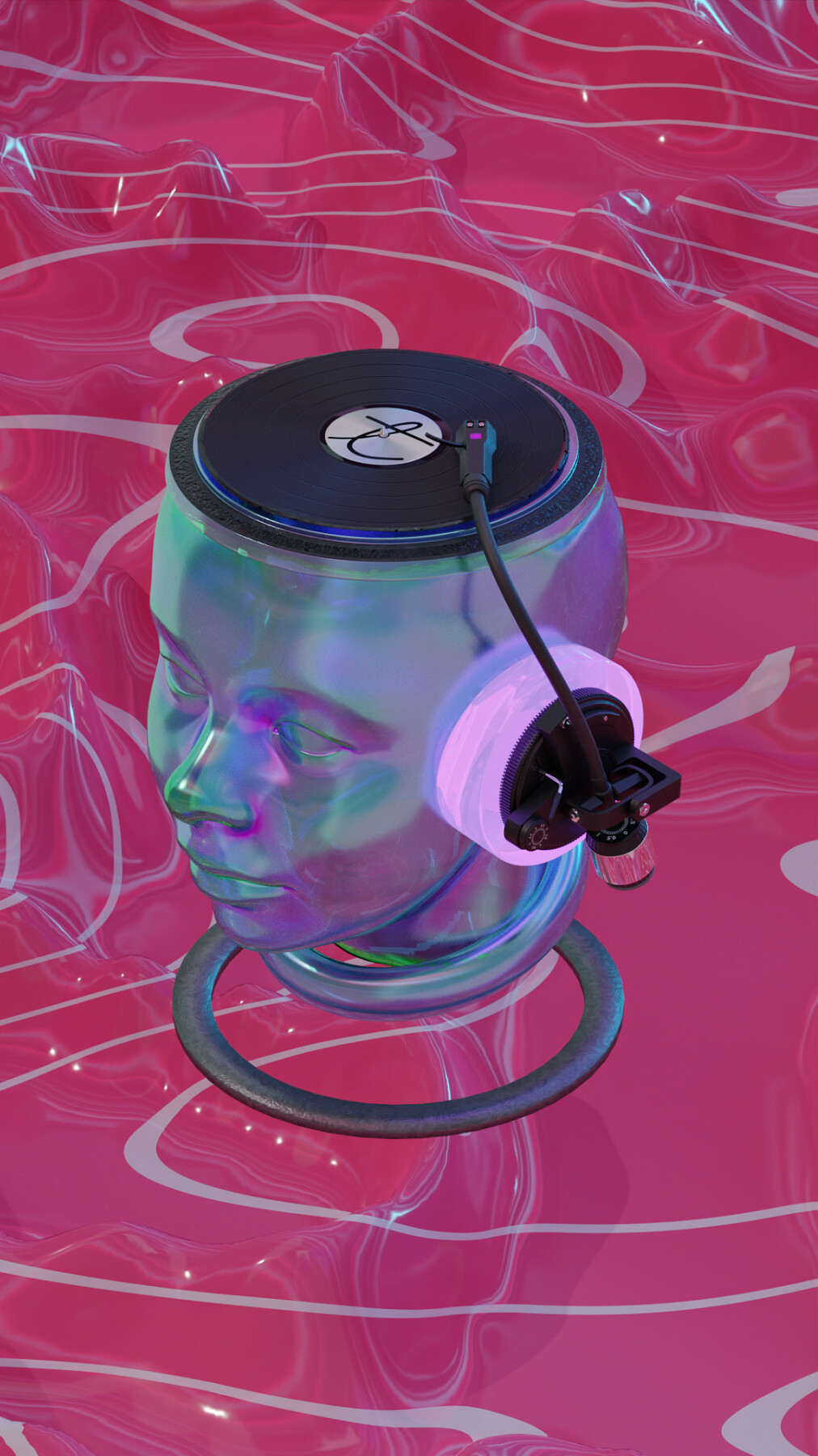 ArtStation - Vinyl head