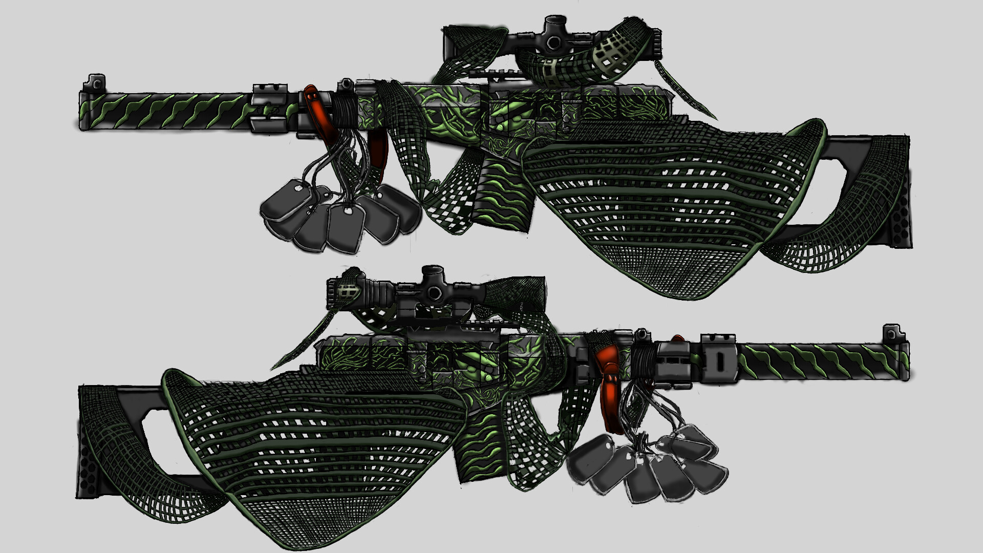 ArtStation - VSS Vintorez "DeathEight" pack.