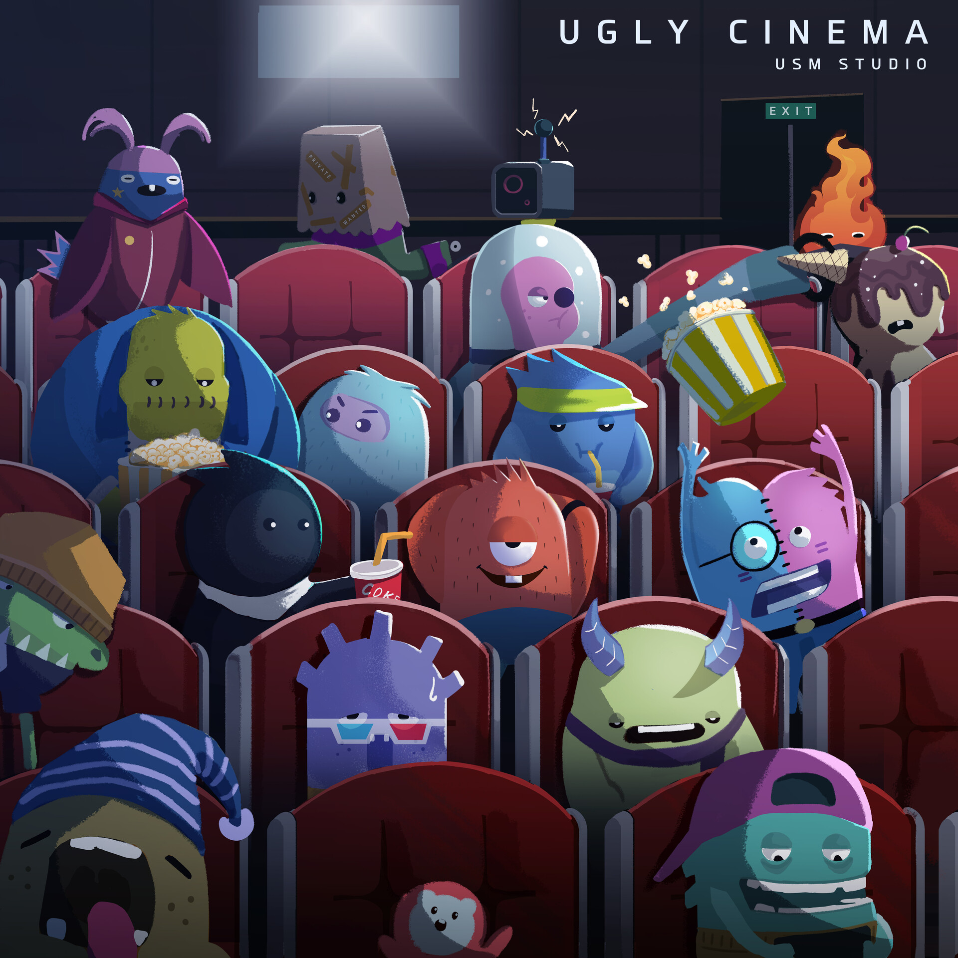 ArtStation - ugly shoe monster_cinema