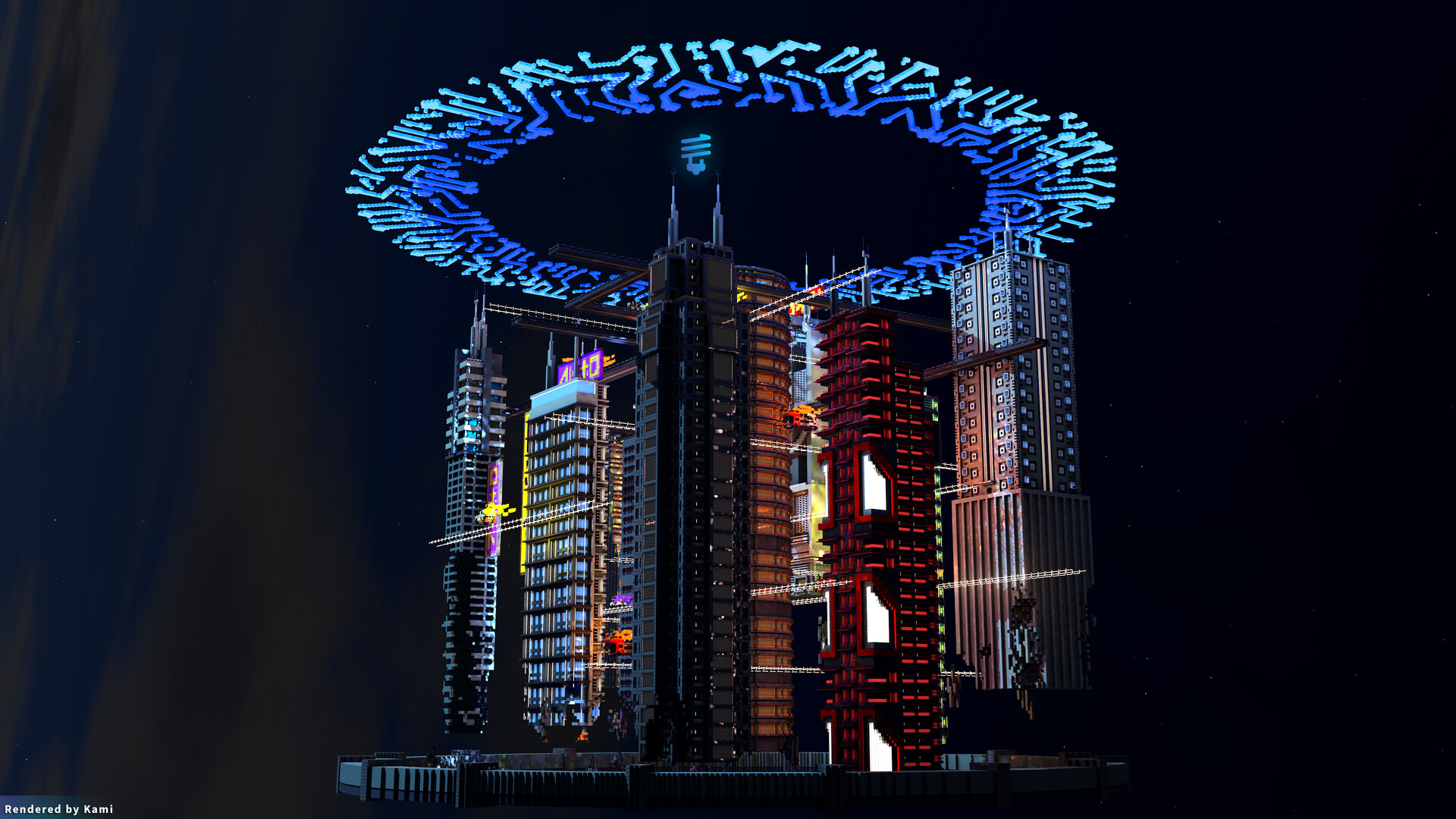 ArtStation - Collapsing Cyber City