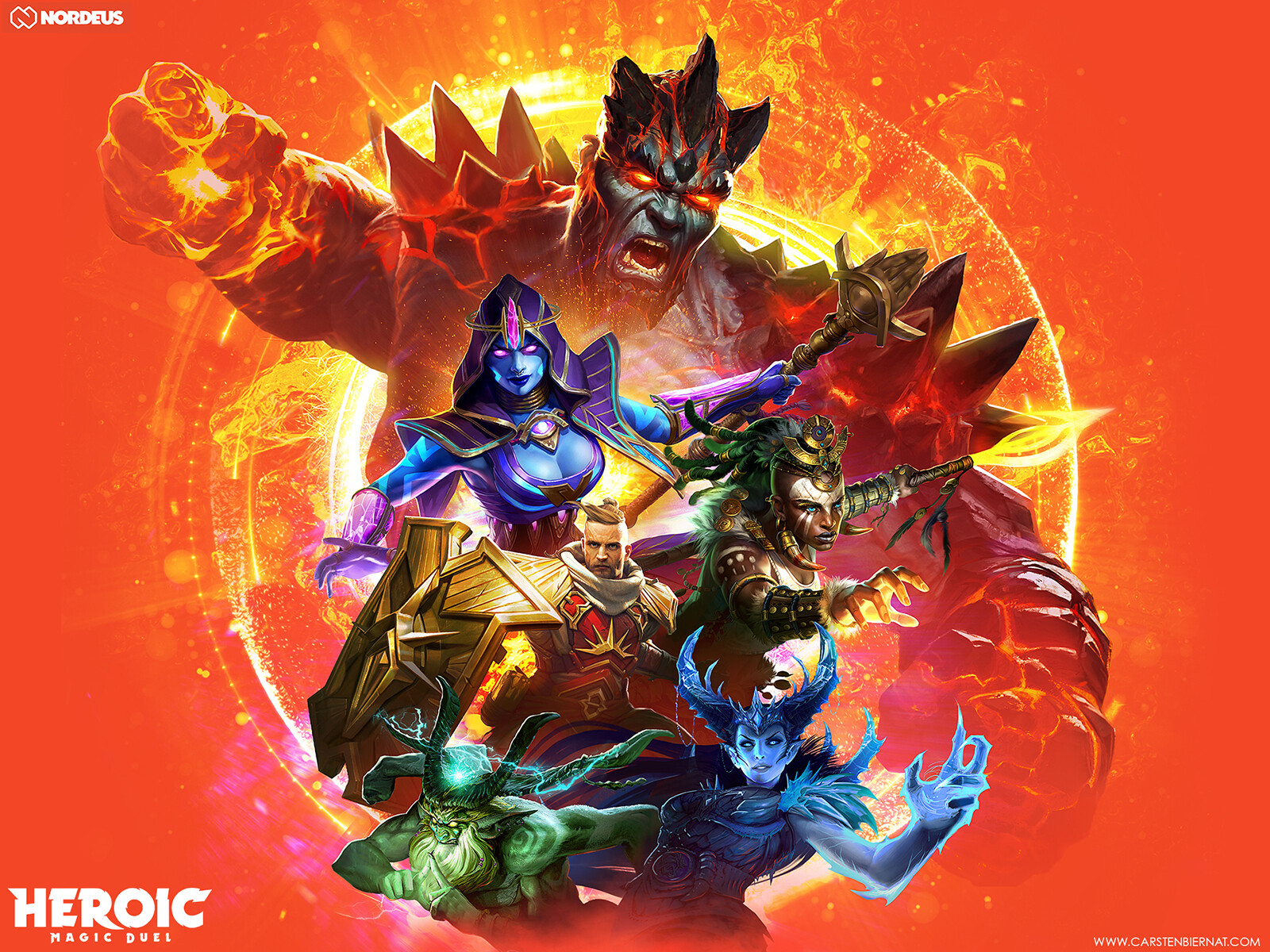 ArtStation - “Heroic-Magic Duel”-Marketing Art Direction