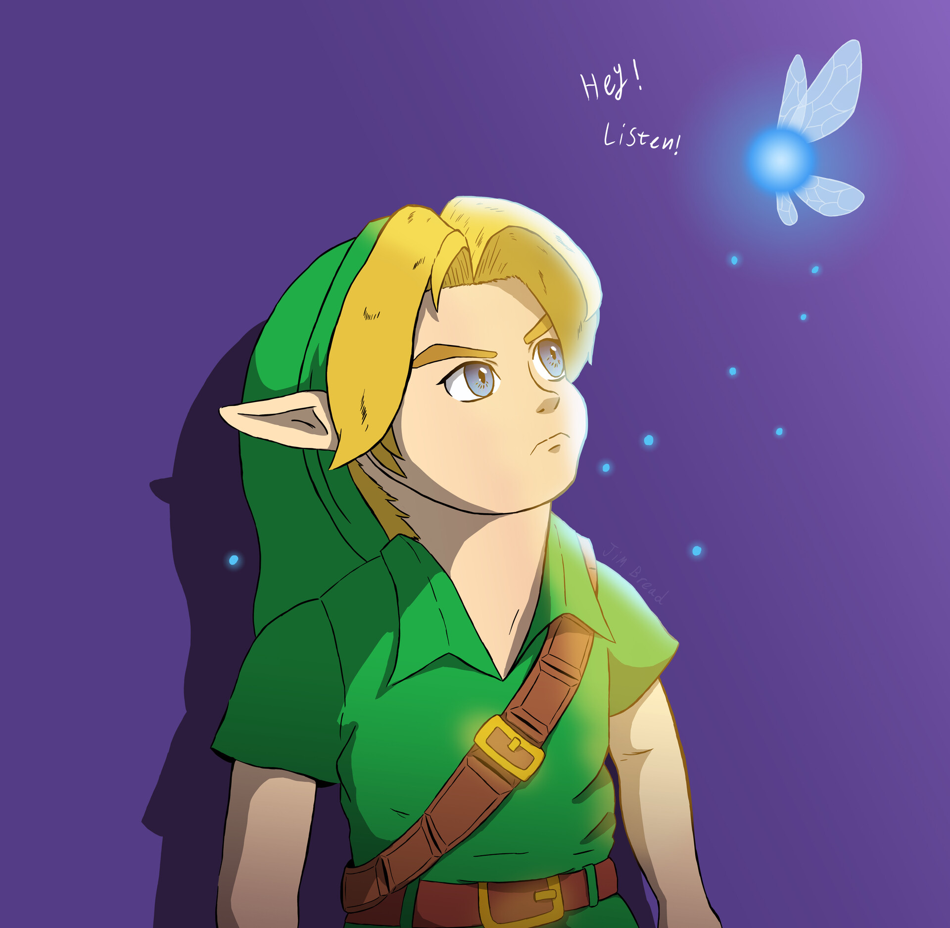 ArtStation - Young Link & Navi