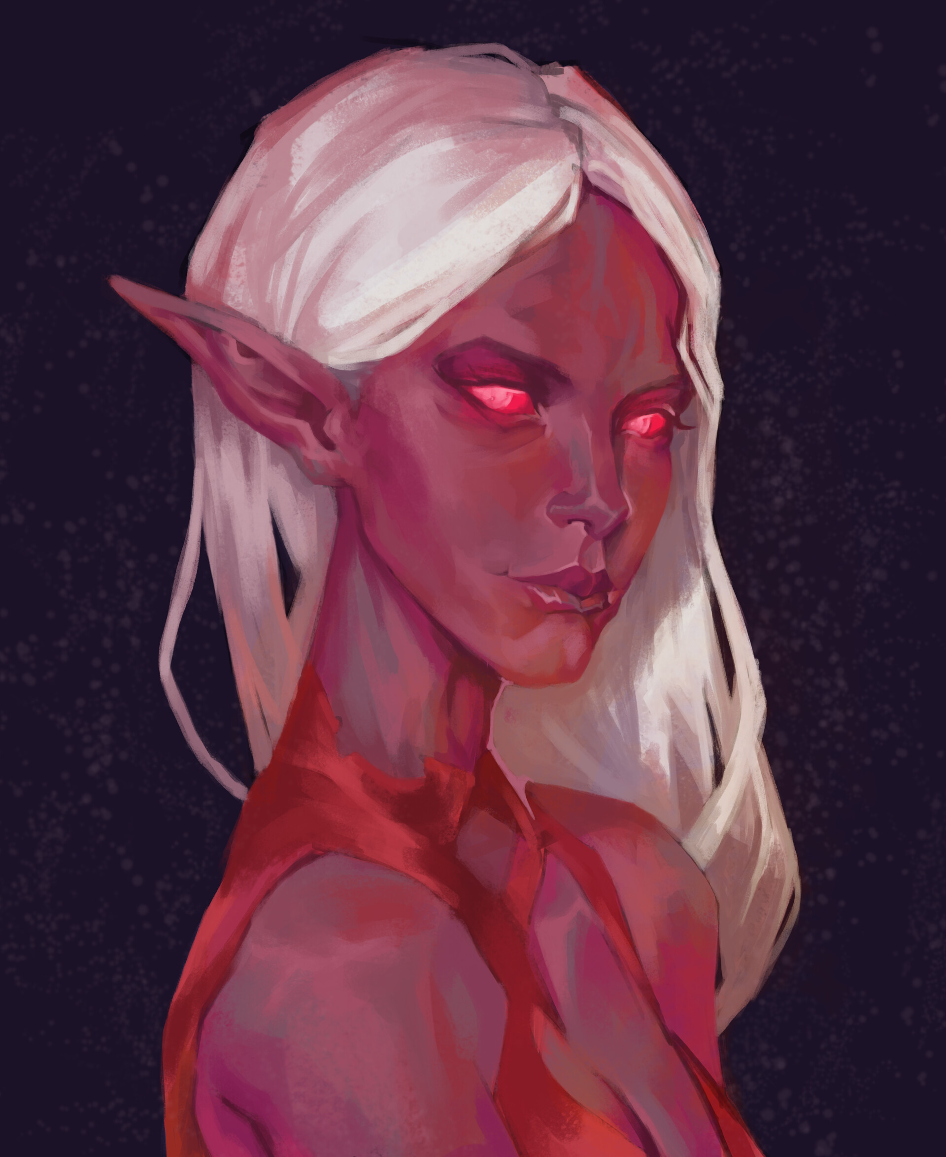 ArtStation - Pink Drow - Painting Practice